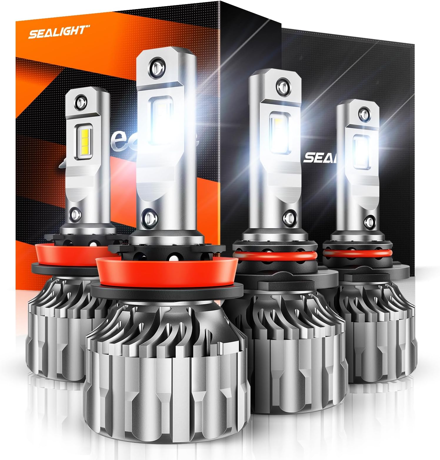 Amazon.com: SEALIGHT 9005 H11 LED Light Bulbs with 1200 Feet High ...