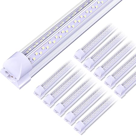 ONLYLUX 8ft LED Shop Light, 8' 95W 6000K (12 Pack), 8 Foot led Shop ...