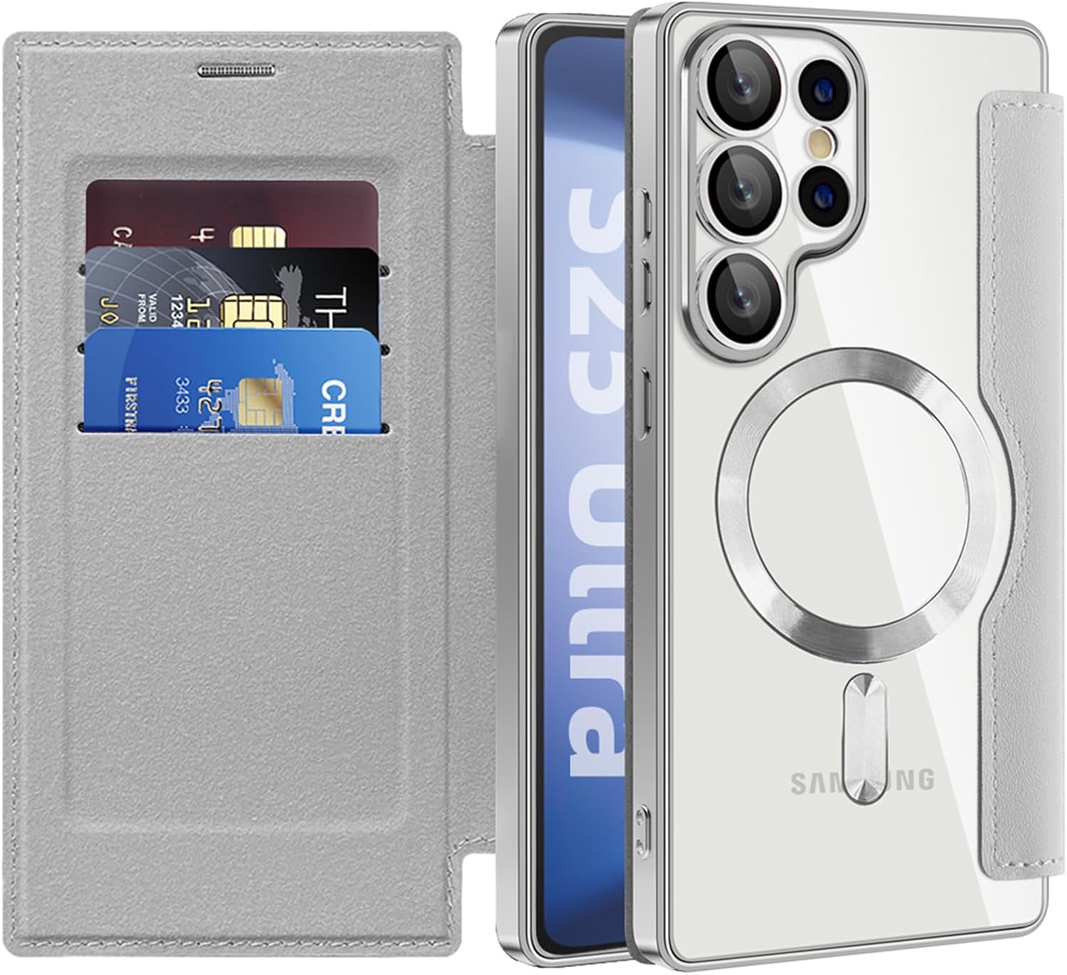 IMEIKONST Wallet Case for Samsung Galaxy S26 Ultra with Card Holder ...