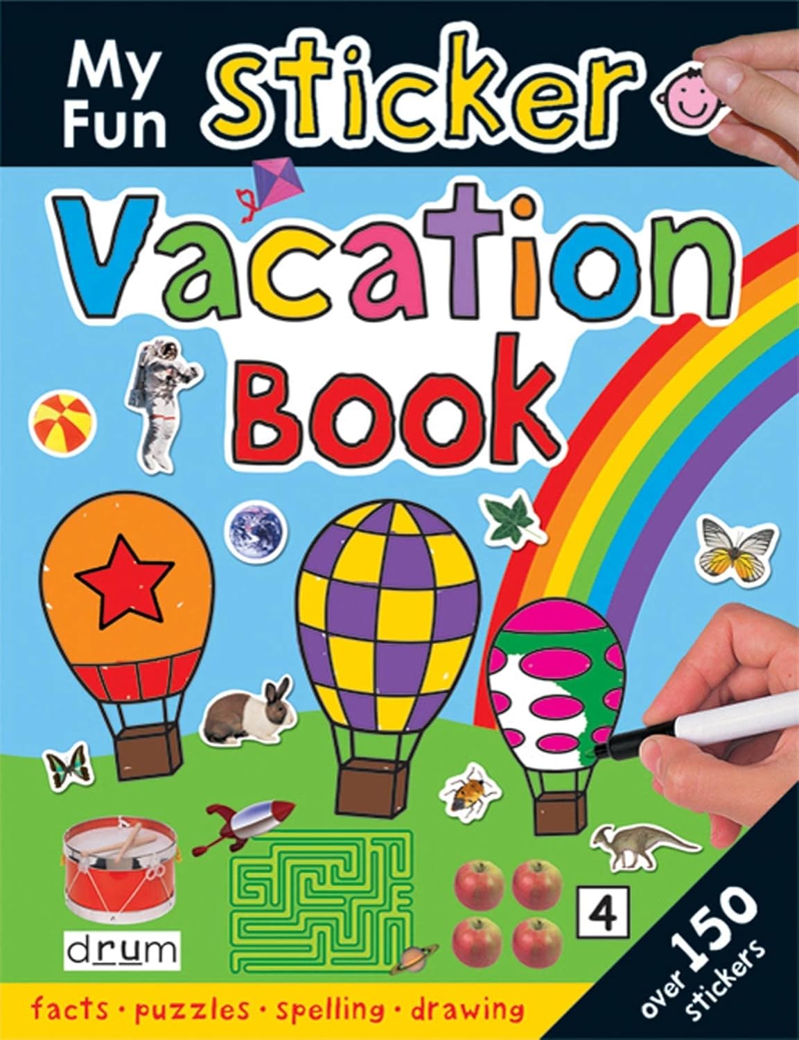 Amazon | My Fun Sticker Vacation Book | Priddy Books | Activity Books