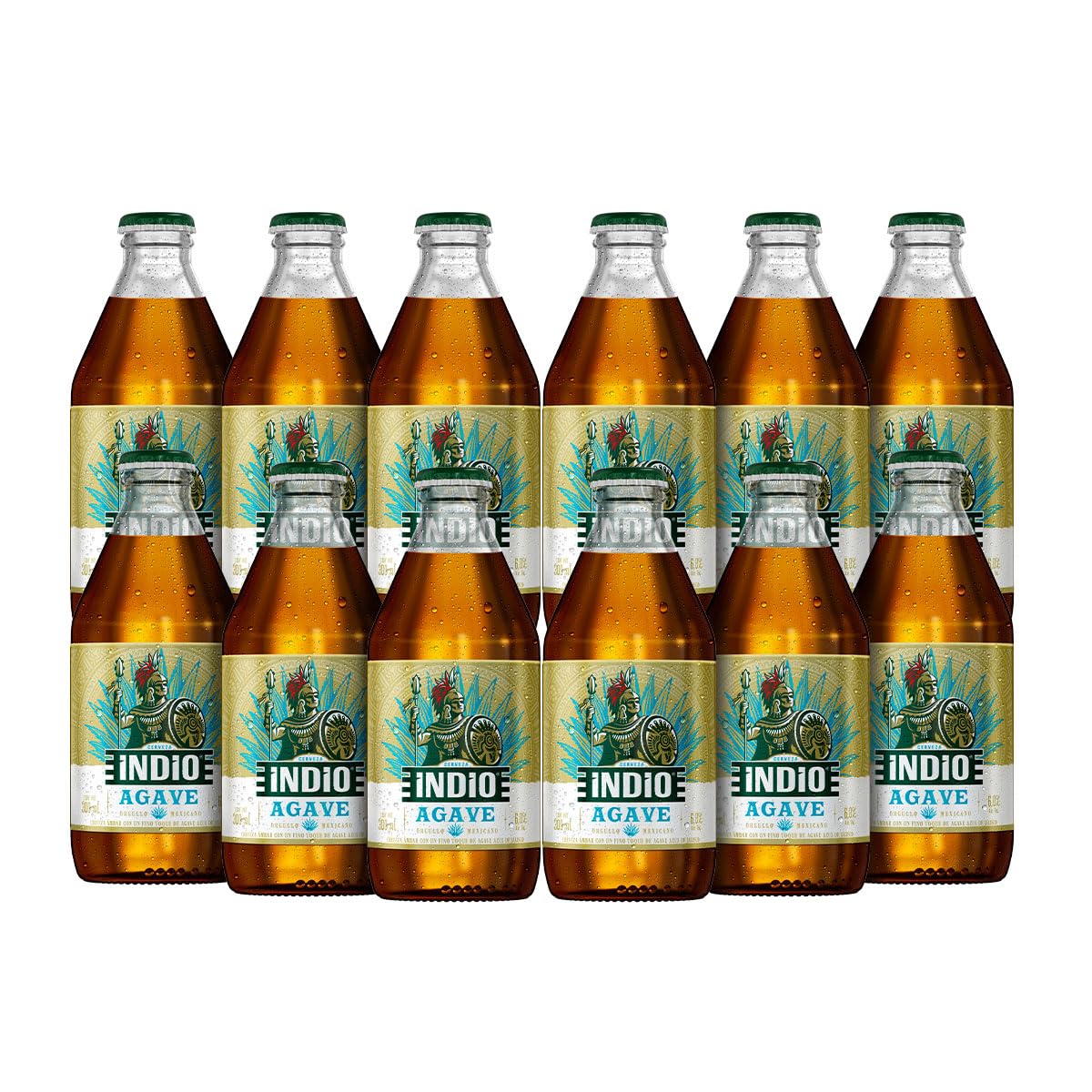 Indio Cerveza Agave Caguamita 24 Botellas De 300Ml : Amazon.com.mx ...
