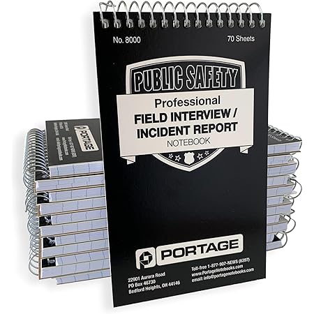 Amazon.com : EMT/First Responders Vital Statistics Notebook – 8” x 4 ...