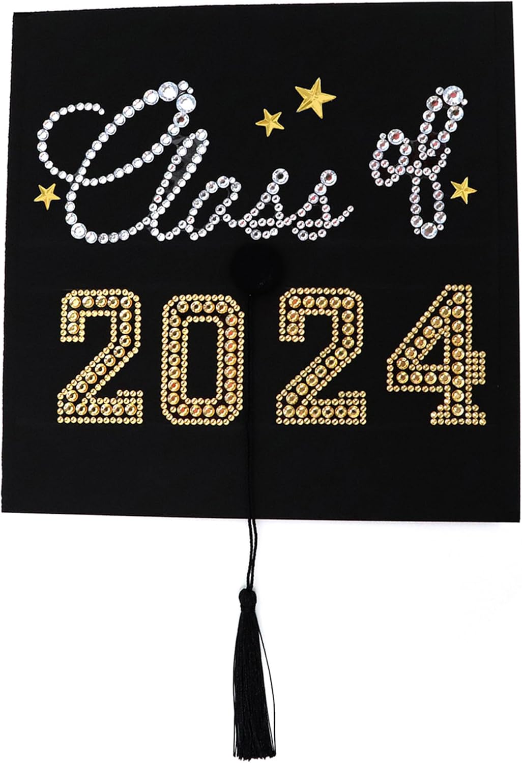 Amazon.com: Gold 2024 Graduation Cap Bling Stickers by Recollections ...