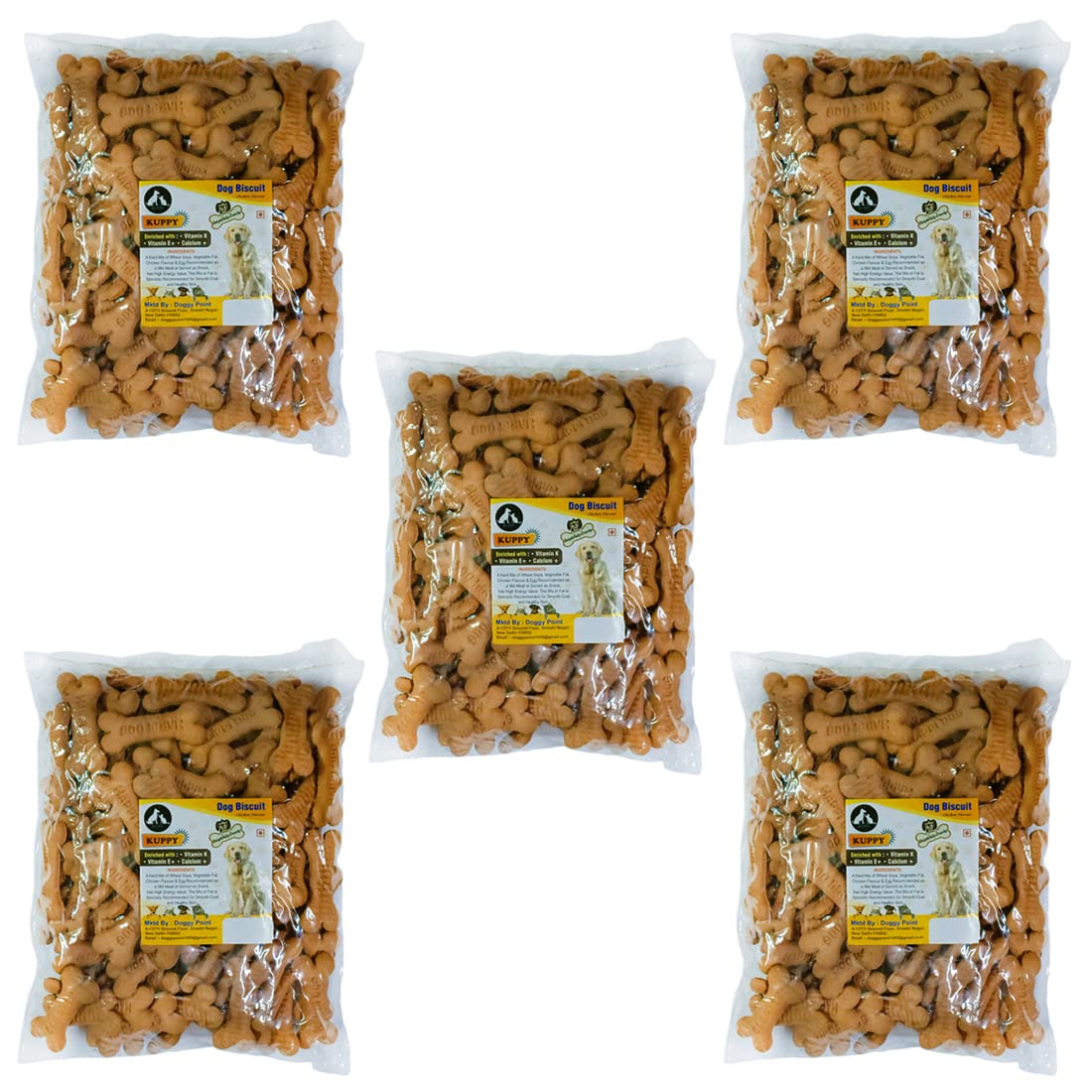Buy KUPPY Dog Pet Food Calcium Treat Healthy Chicken Adult Dog Biscuits ...
