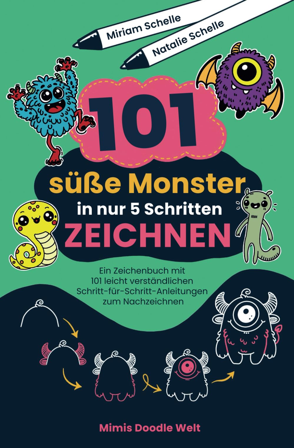 Einfache Monsterzeichnung