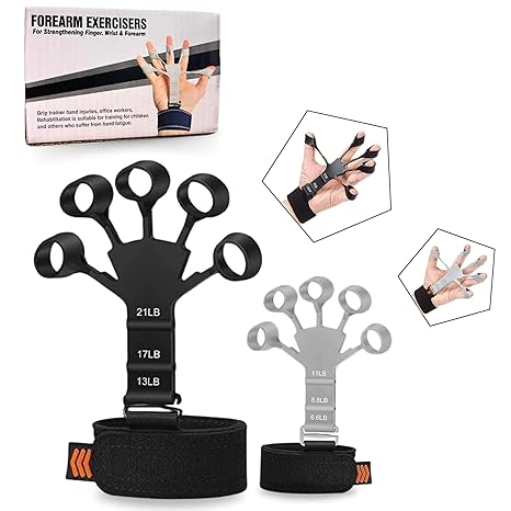Buy FitHead Finger Gripper Strength Trainer | Hand Exerciser Yoga ...
