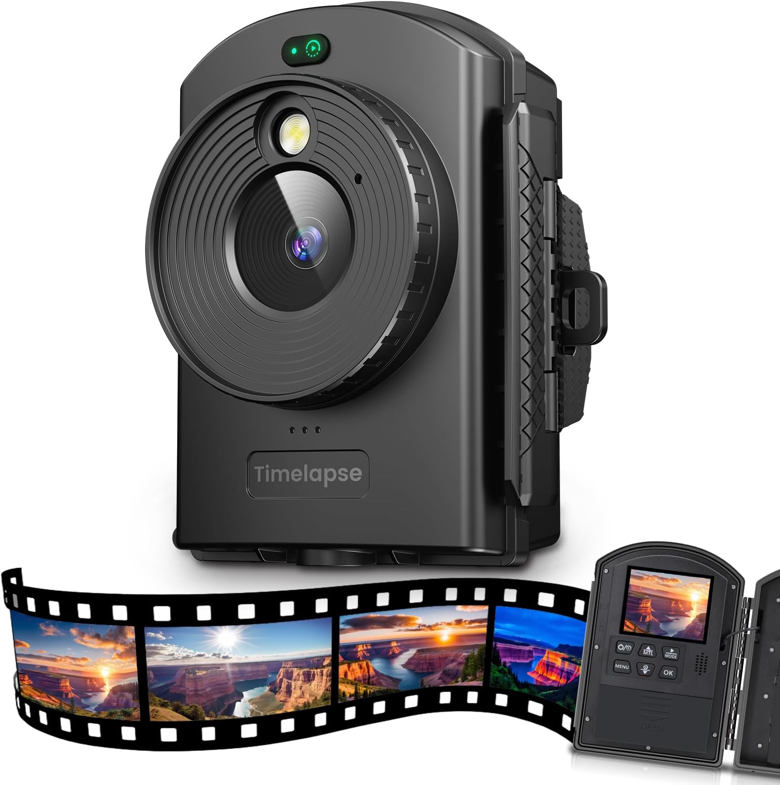 Amazon.com : Caupureye Time Lapse Camera for Outdoor Contruction ...