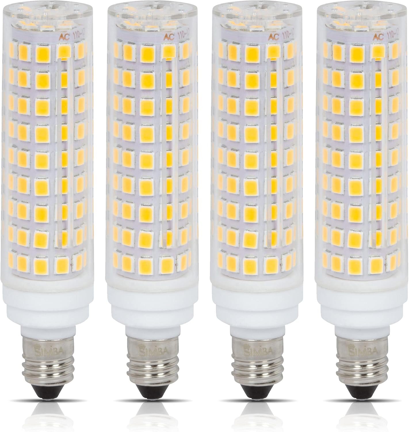 Simba Lighting LED E11 T4 Mini-Candelabra JD Light Bulb 9W 75W 90W 100W ...