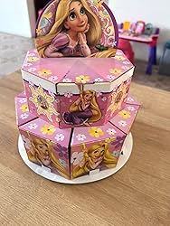 Amazon.com: Unique Disney Tangled Favor Box Centerpiece Decoration for ...