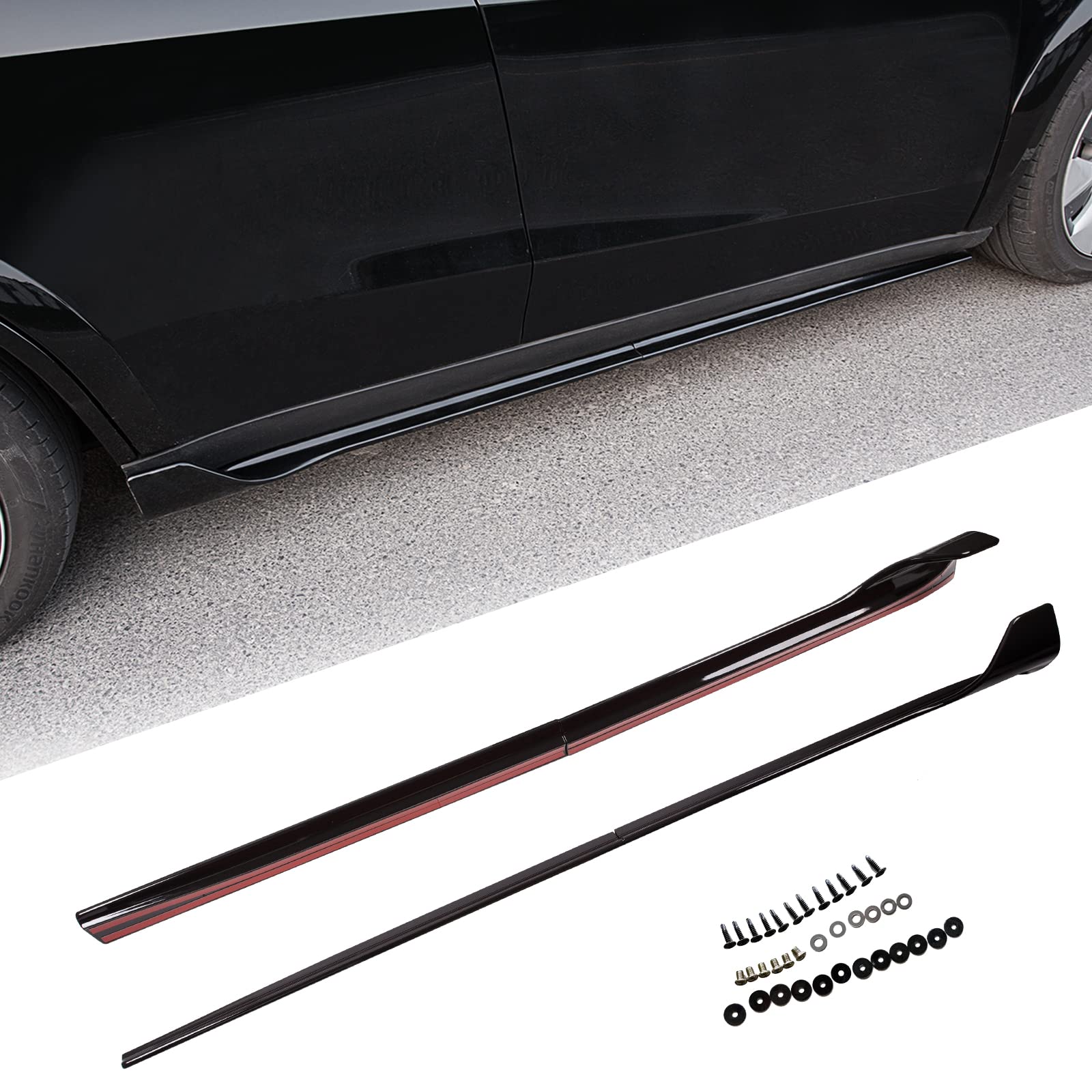 Buy Kingna Fit Tesla Model Y 2020 2021 2022 2023 Side Skirts Body Kits ...