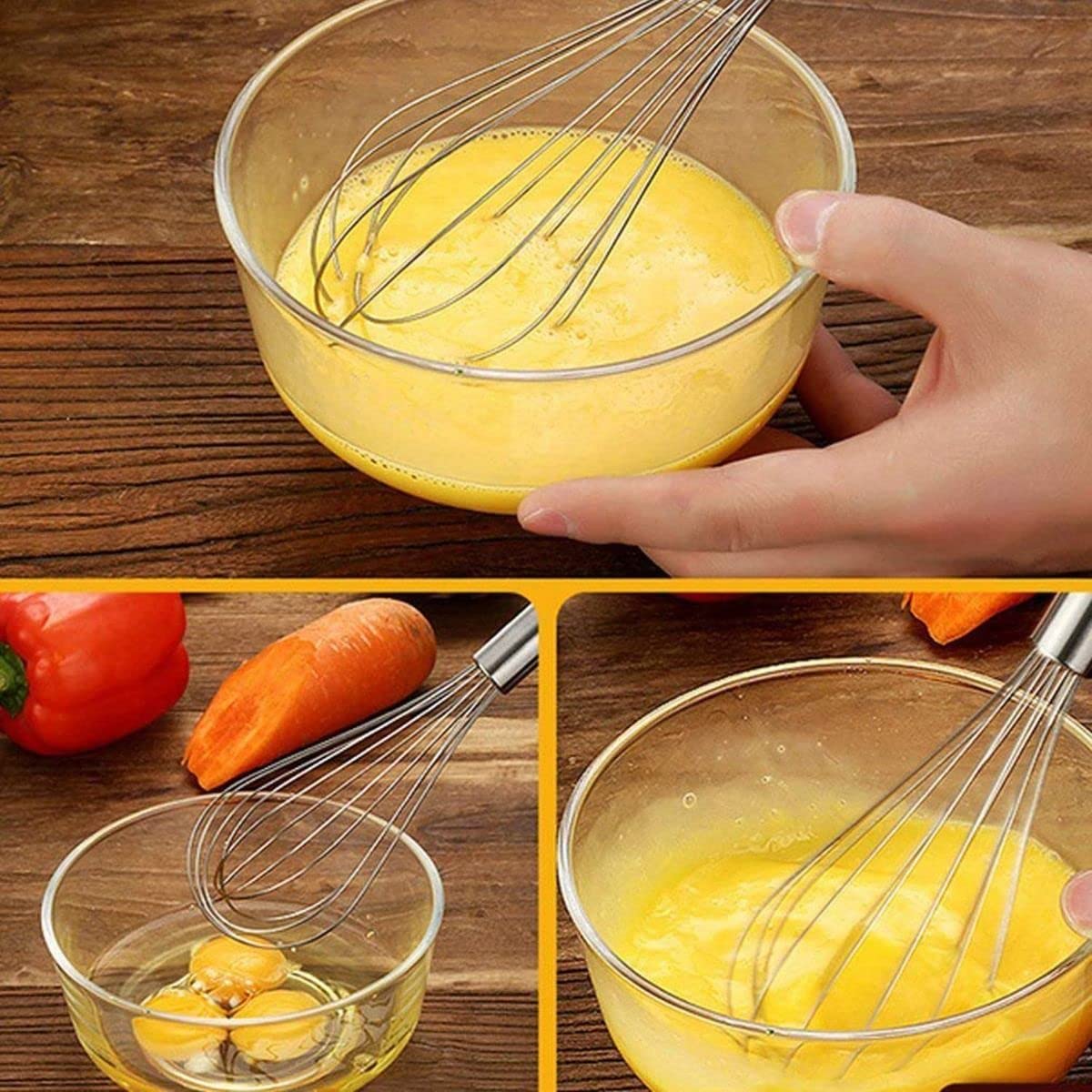 Balloon Whisk Buy NOVASTORY Hand Blender Wire Whisk, Stainless Steel ...