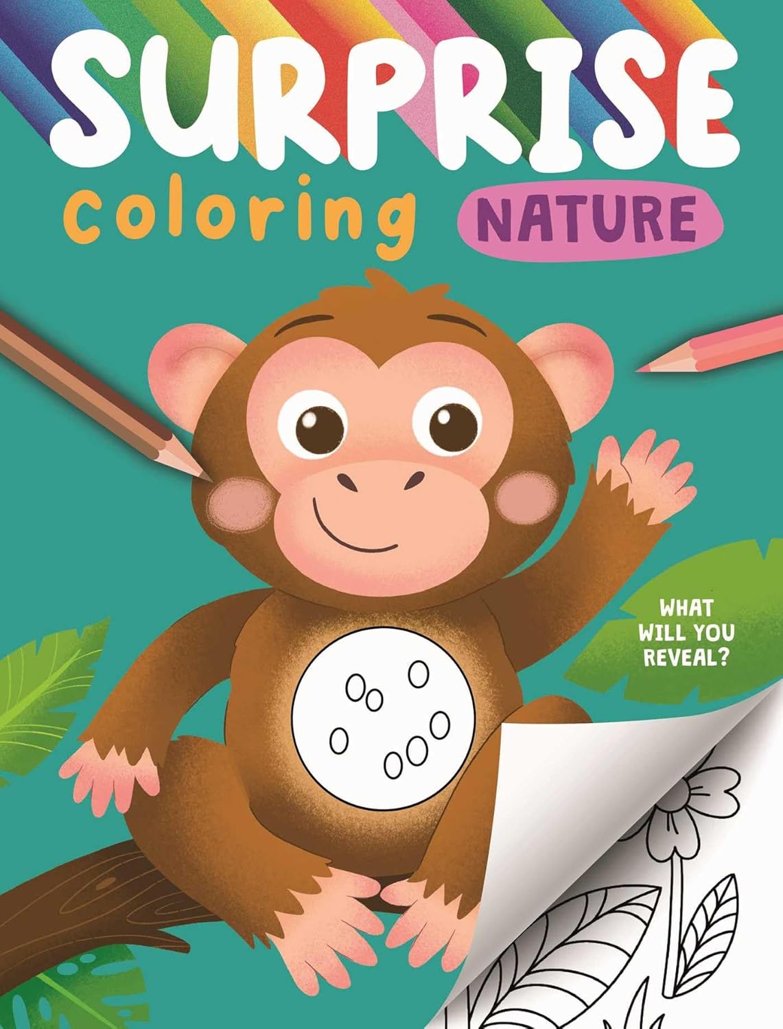 Surprise Coloring Nature: Interactive Coloring Book that Reveals Hidden ...