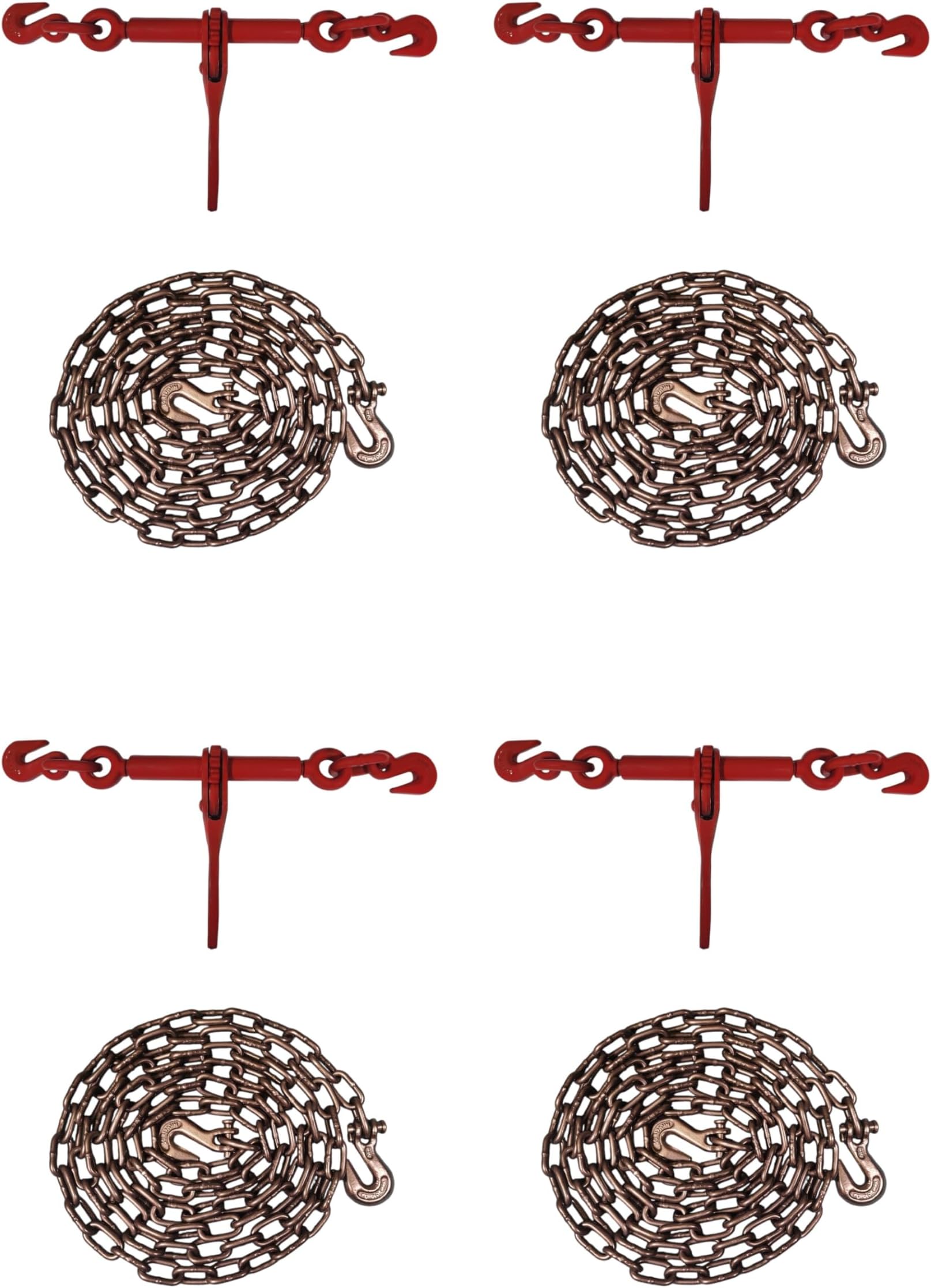 Amazon.com: VCT G80 Ratchet Binders with Chains 1/4" - 5/16" Load ...