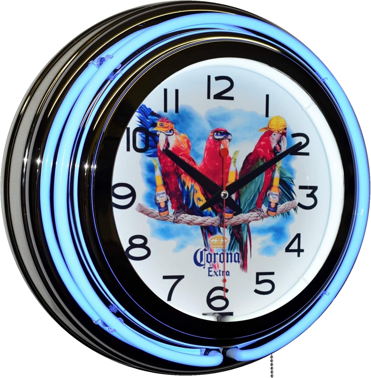 Amazon.com: Corona Extra Beer Parrots 15" Blue Double Neon Advertising ...