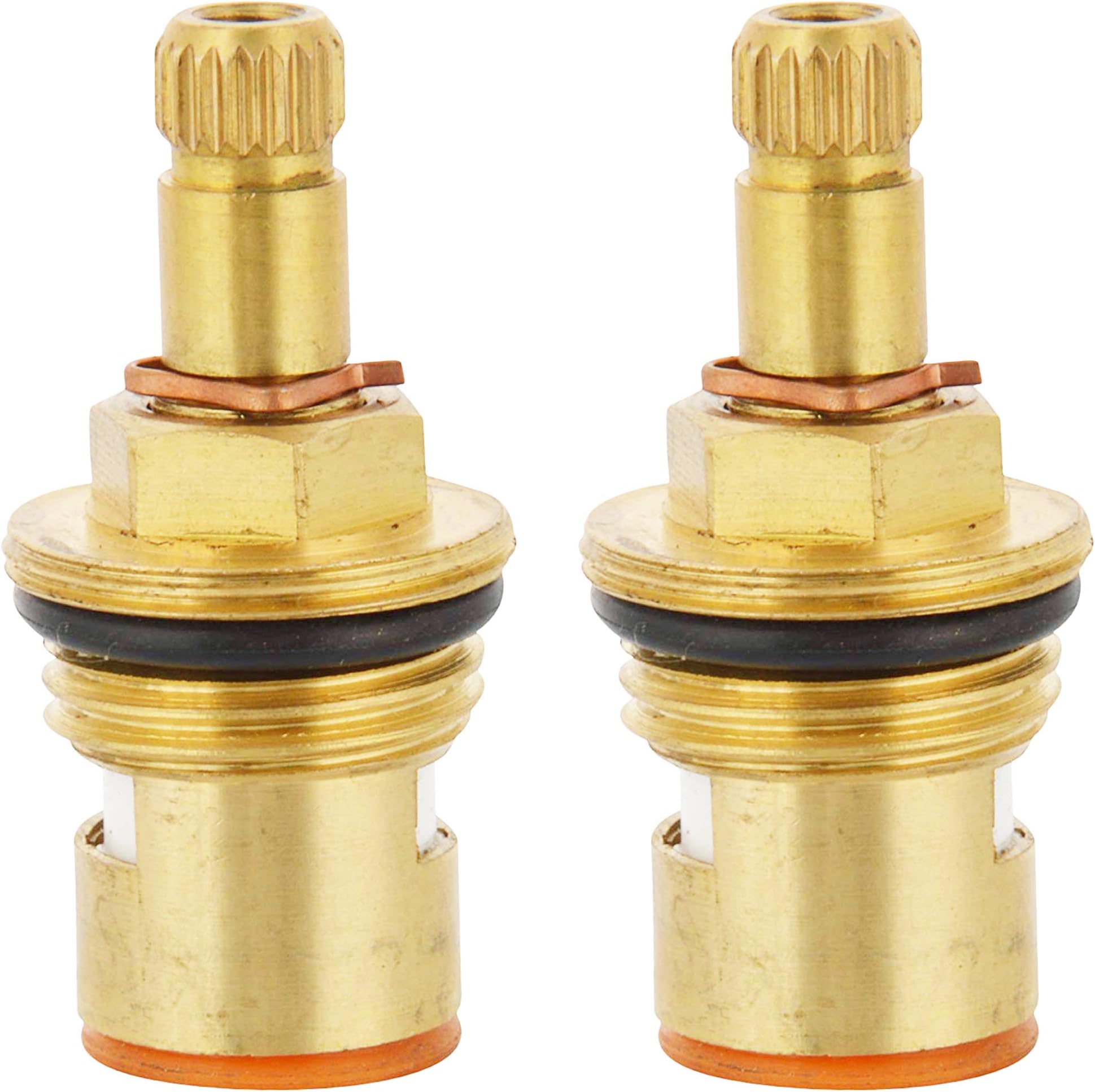 NEW WARE® Ceramic Disk Fitting Brass FLT Type 28 x 1.5 Spindle for ...