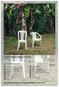 Amazon.com: Bad Poster Bunny Album Posters New Album DeBÍ TiRAR MáS ...
