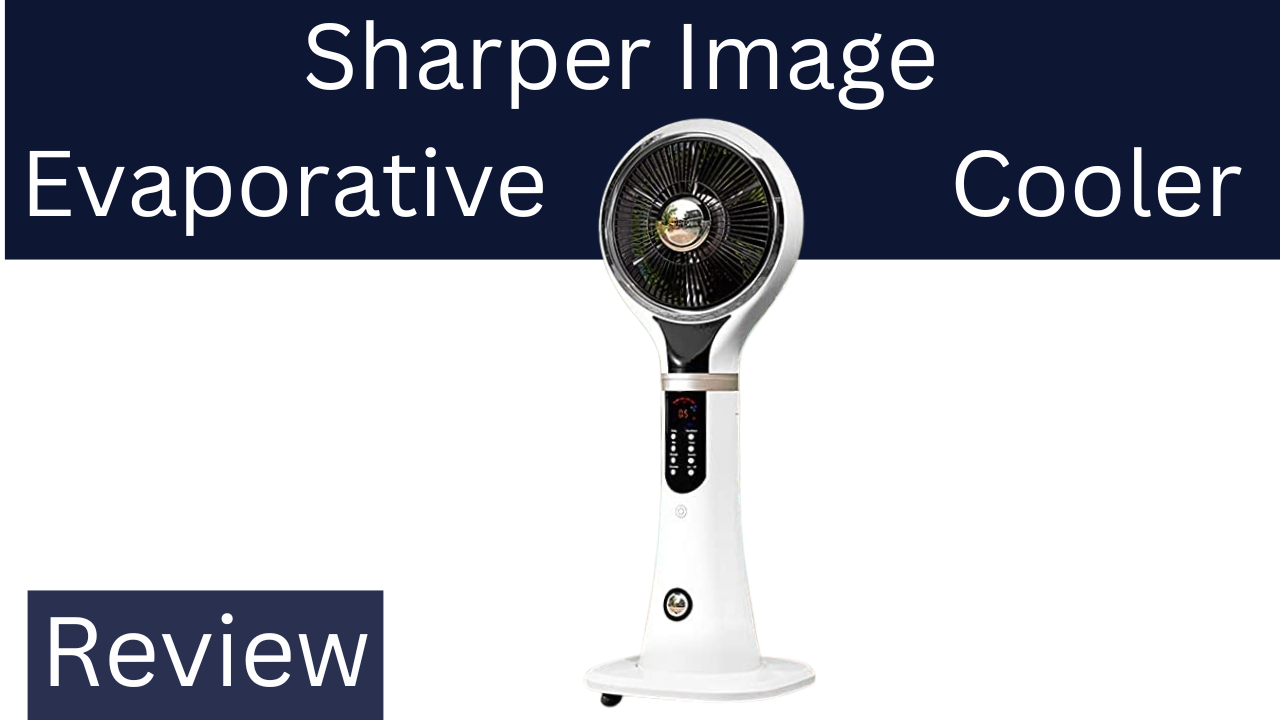 Watch Sharper Image Evaporative Cooler ﹙Water/Misting Fan﹚ on Amazon Live