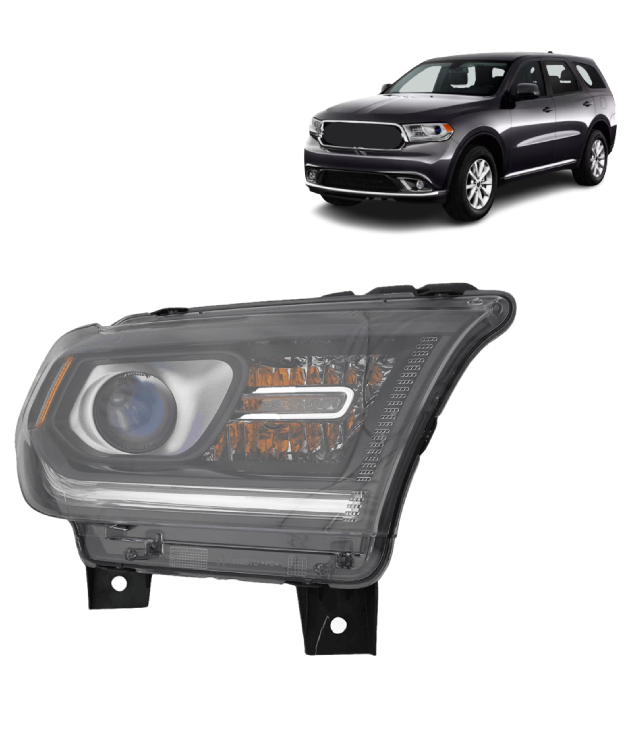 Amazon.com: ALLIGATOR AUTO LIGHTS Headlight Replacement for Dodge 2014 ...