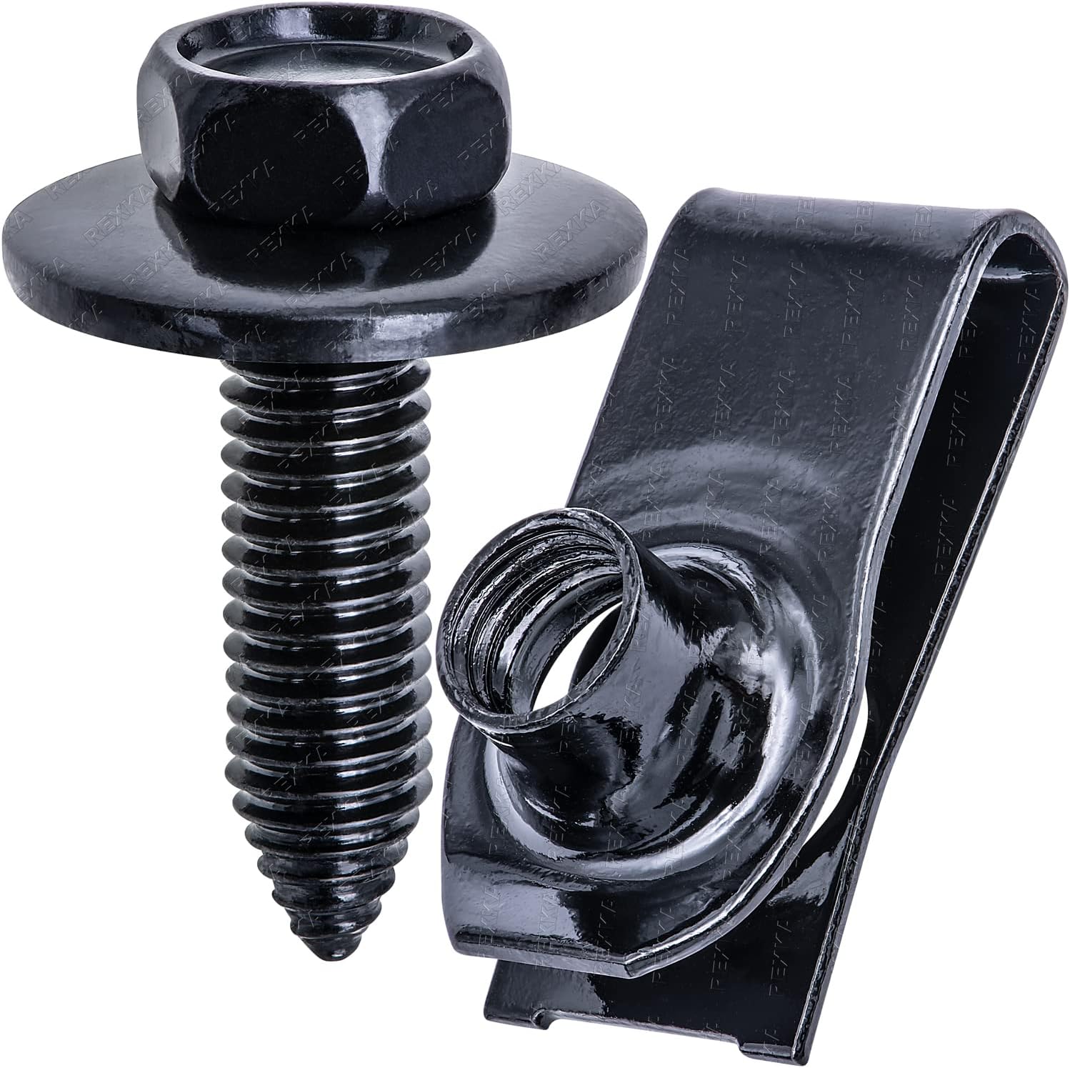 Amazon.com: Retro-Motive Body Bolts & U-nut Clips- 5/16" x 1-3/16" Long ...