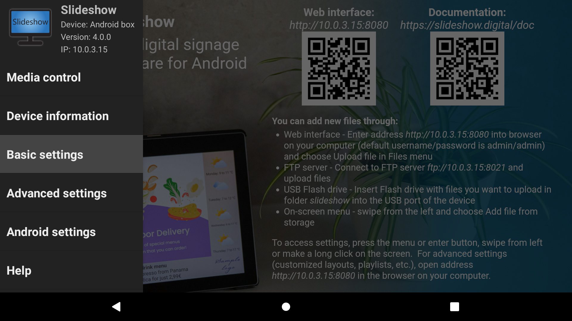 Slideshow - Digital Signage player - App on Amazon Appstore