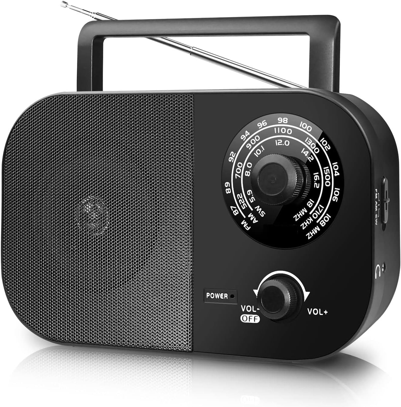 Portable Radio AM FM SW with Best Reception, Transistor Radio with ...