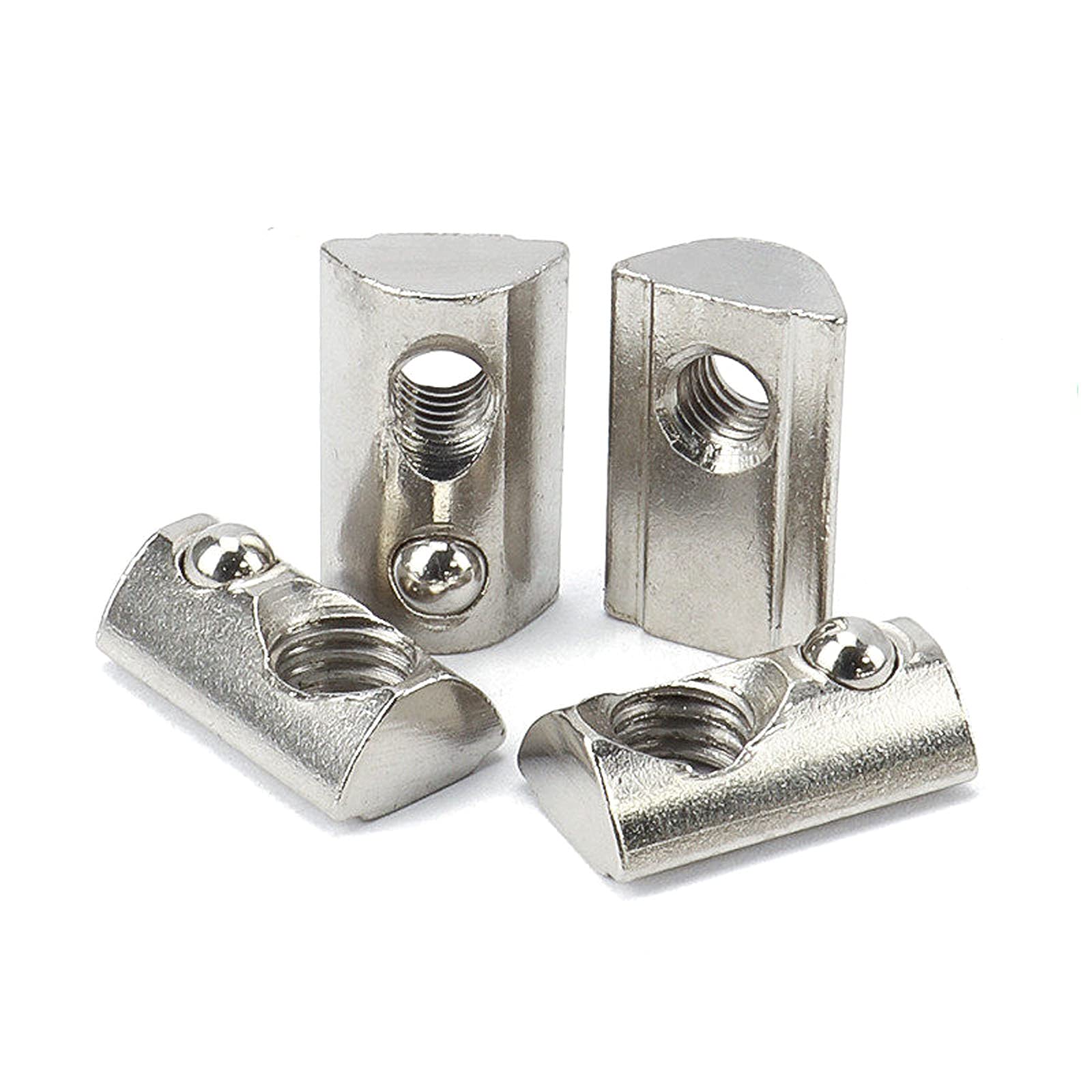 20 Pcs 4040 Series T Spring Nut, M5 Thread Roll in Spring Post Assembly ...