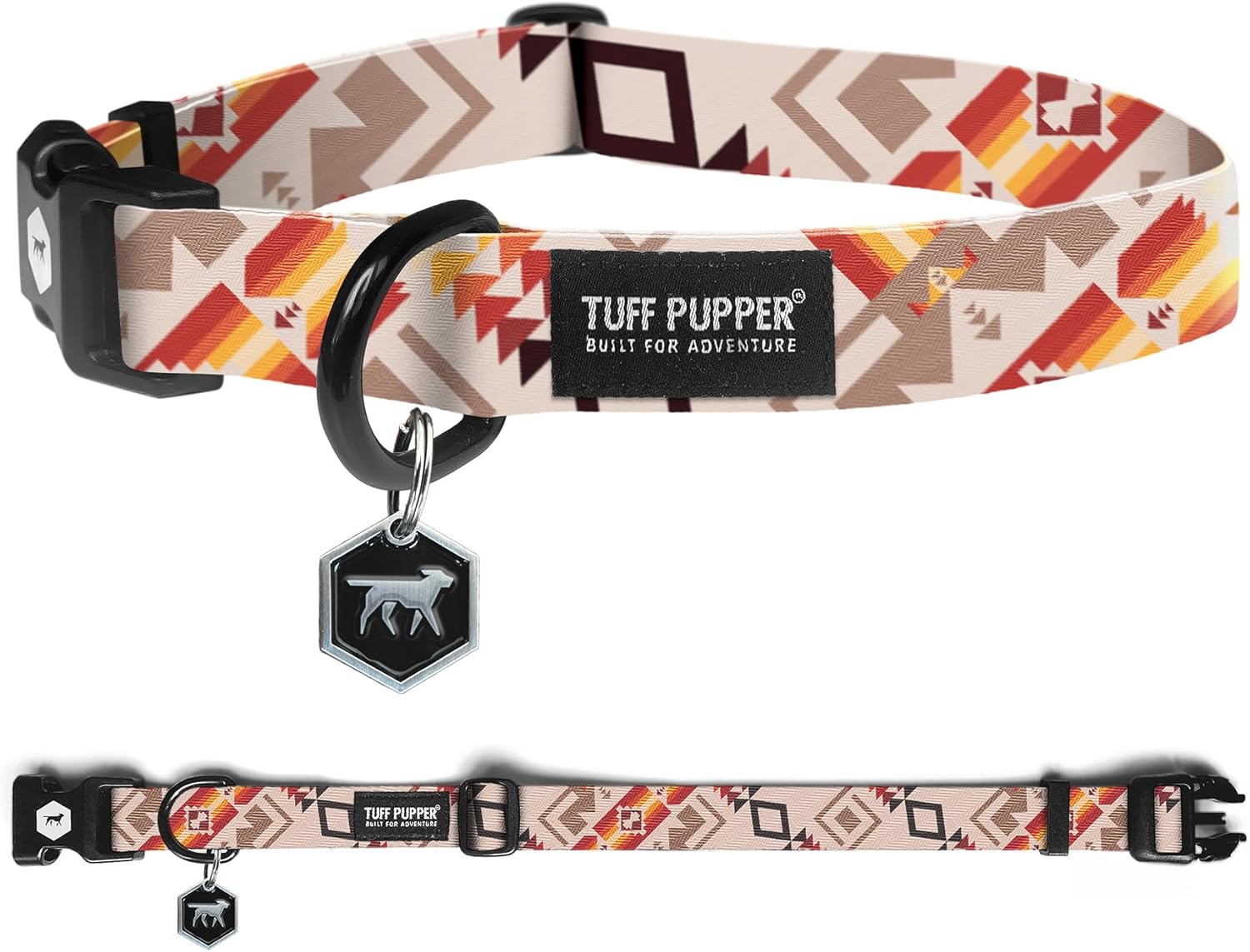 Amazon.com : Tuff Pupper Premium Adjustable Dog Collar for Small Dogs, Stylish Pattern Collars ...