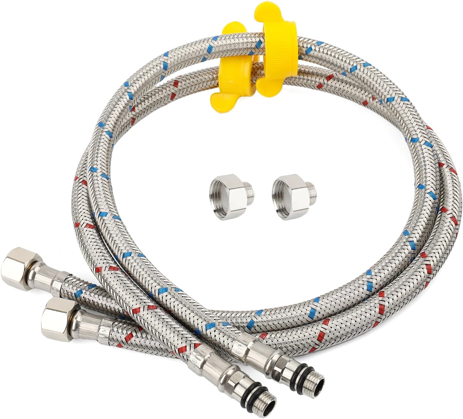 Fluidmaster Stainless Steel Faucet Supply Line B8F16 - Plumbing Hoses ...