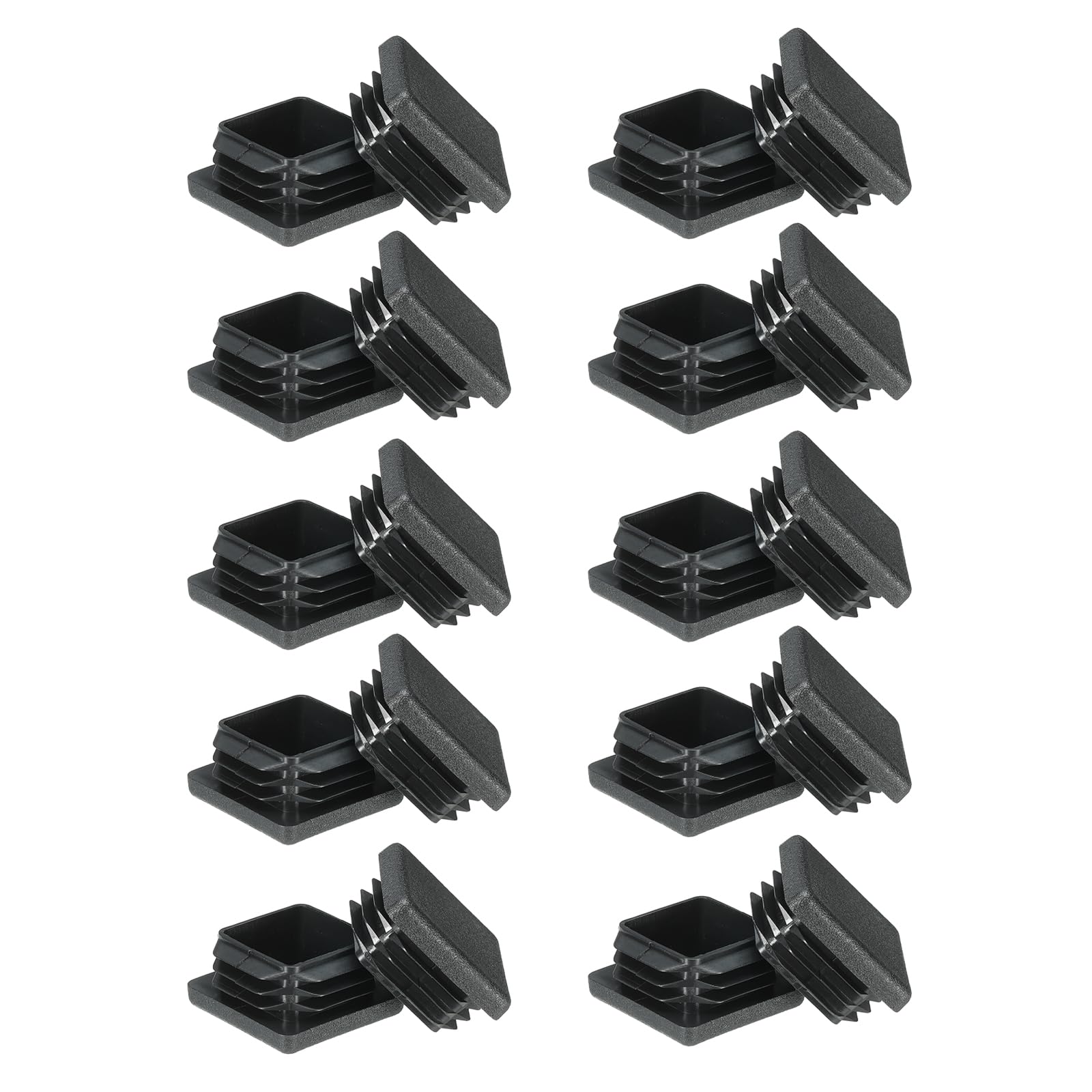 PATIKIL Square Plastic Hole Plugs 1.3inch, 20 Pack Tubing Insert End ...