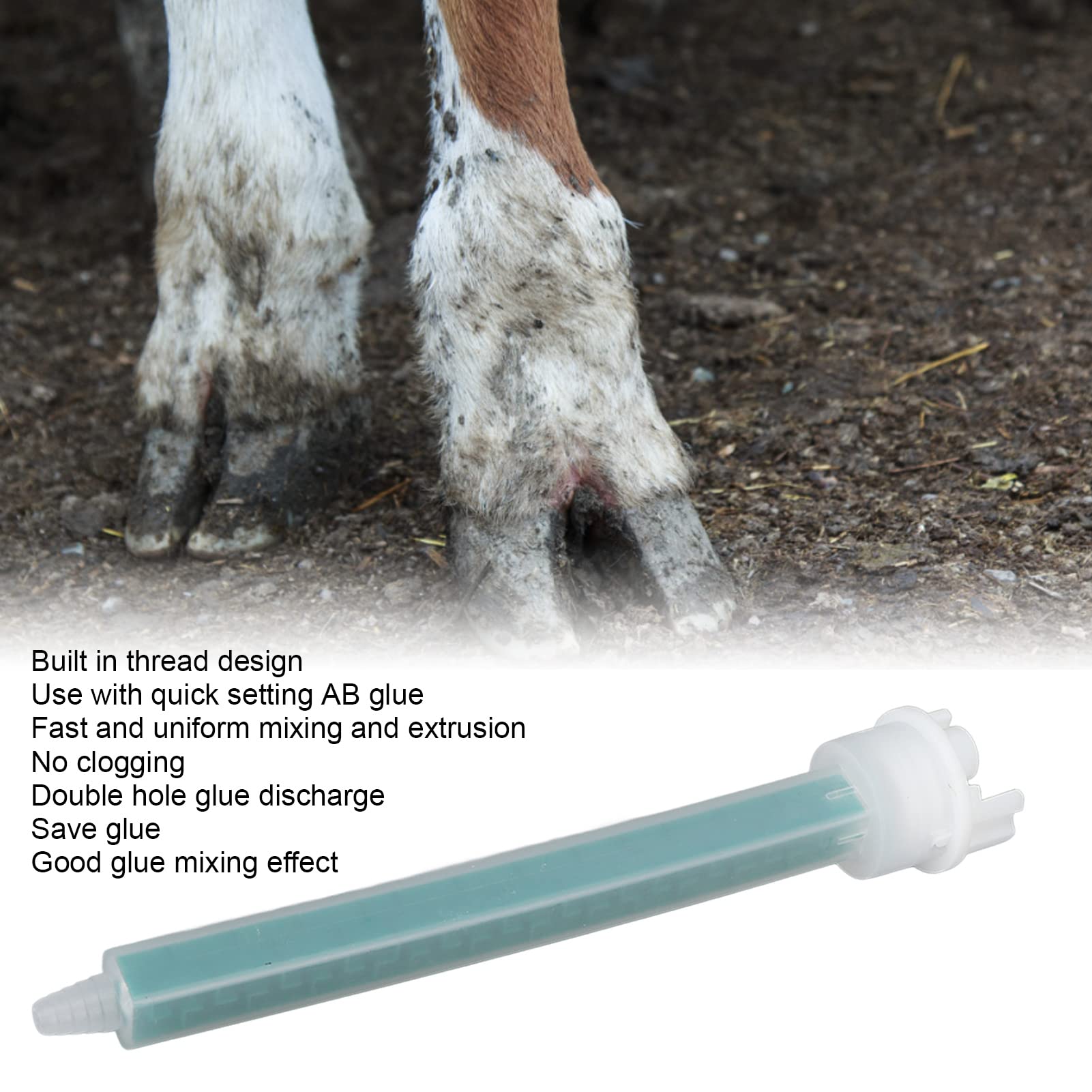 Snapklik.com : 10Pcs Epoxy Mixing Nozzle, Resin Mixer Adhesive Gun ...