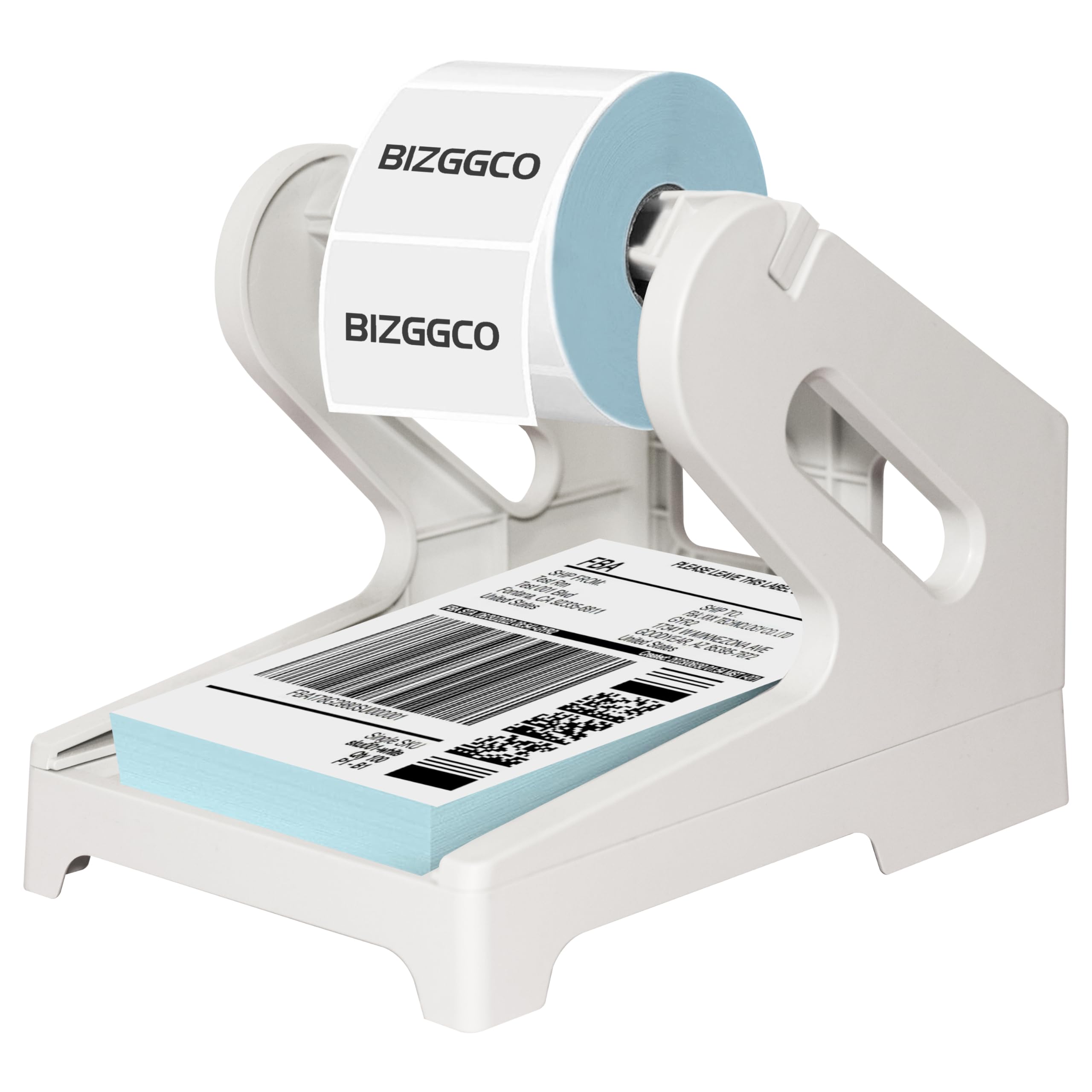Thermal Shipping Label Holder for Rolls & Fan-Folds, Desktop Printer ...