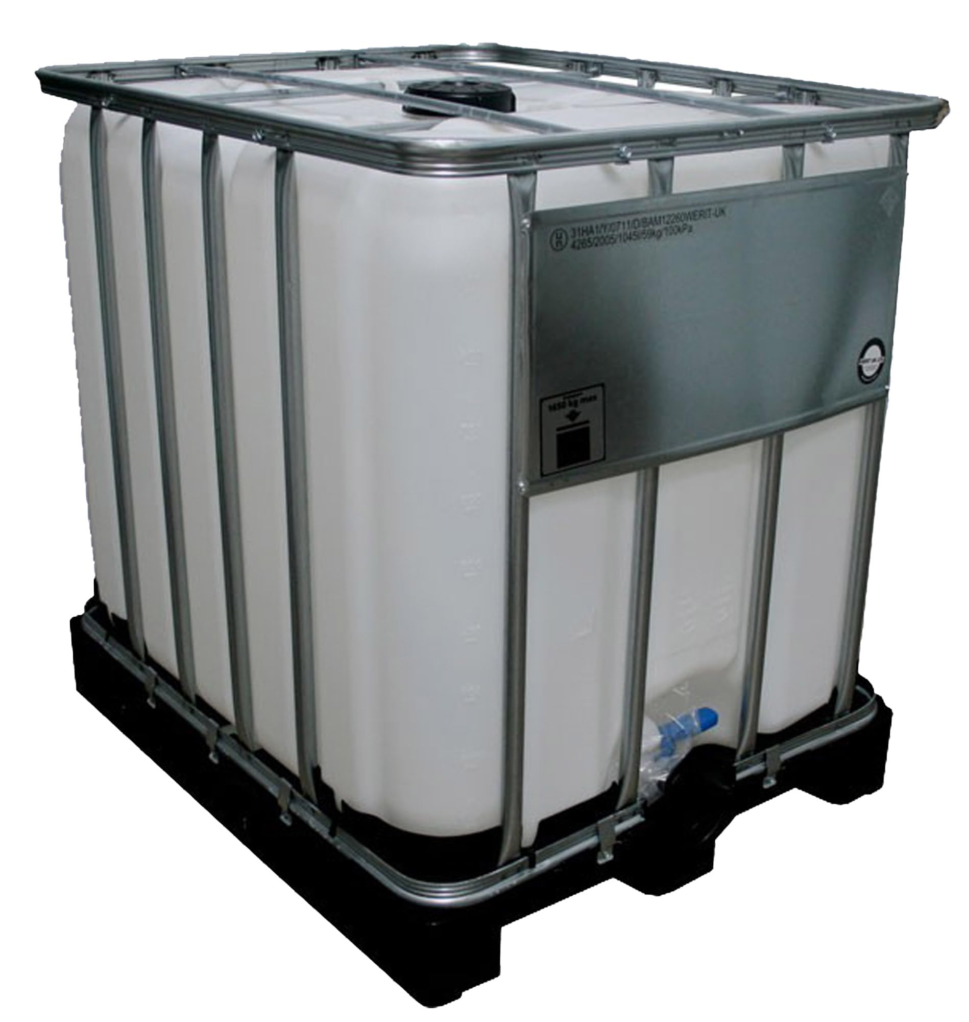 Buy ITP Packaging 1000 litre new IBC tank with top centre opening and ...