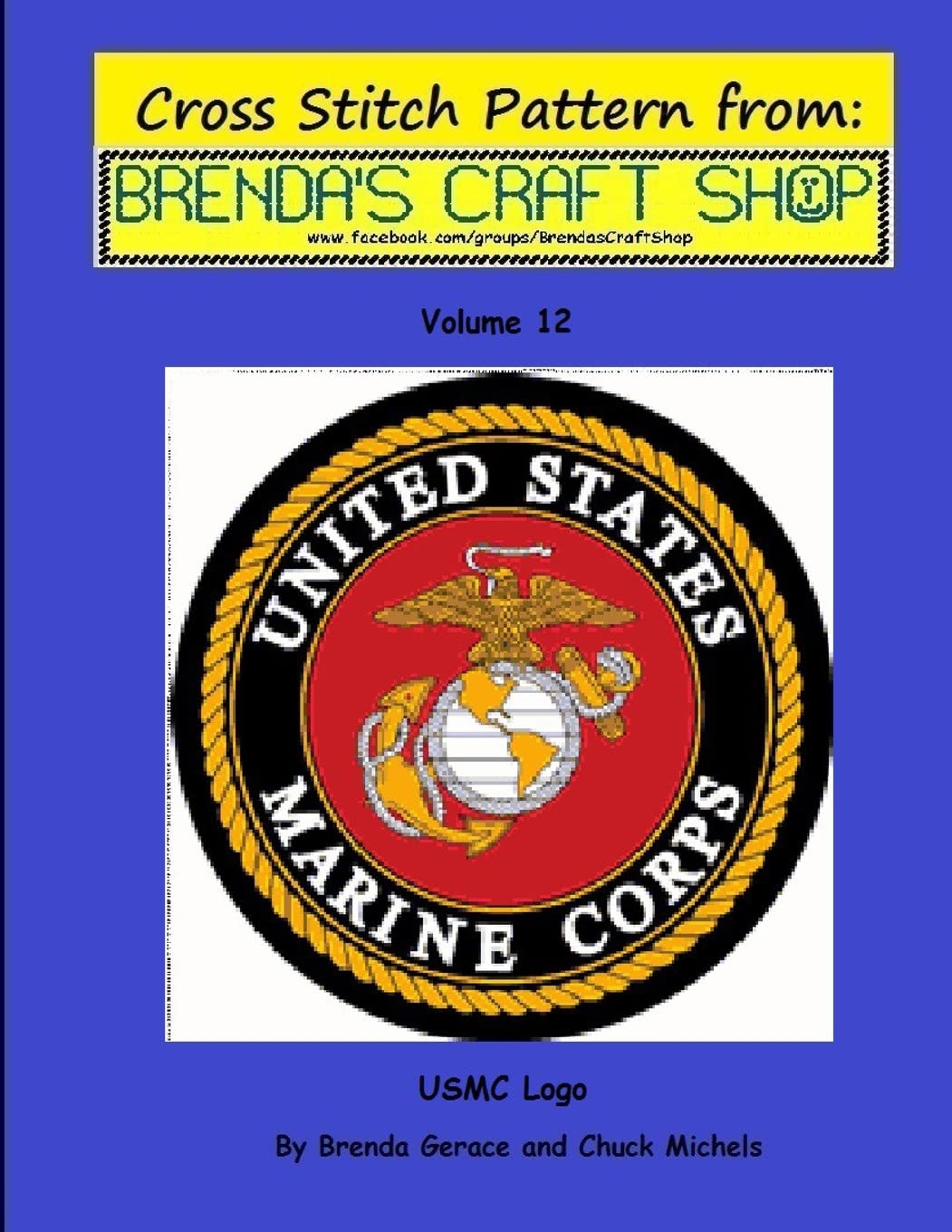 USMC LOGO - Cross Stitch Pattern: from Brenda's Craft Shop - Volume 12 ...