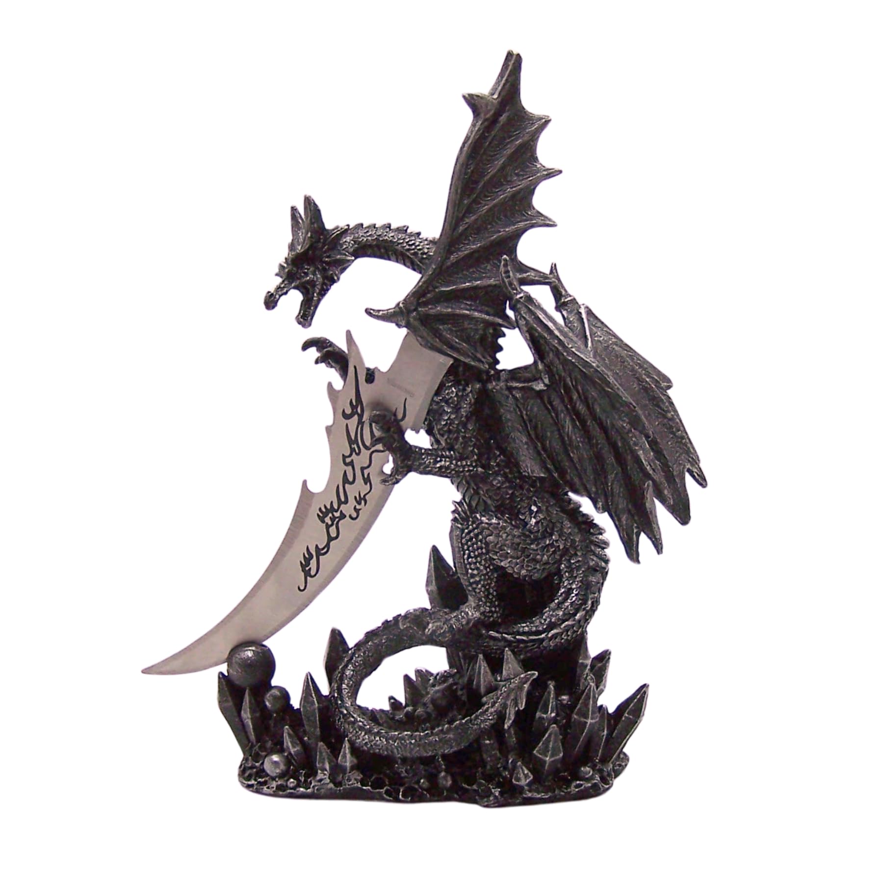 Amazon.com: Freestanding Dragon Dagger & Holder, Gothic Home Decor ...
