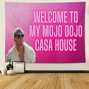 Amazon.com: UTELKA Welcome To My Mojo Dojo Casa House Tapestry Funny ...