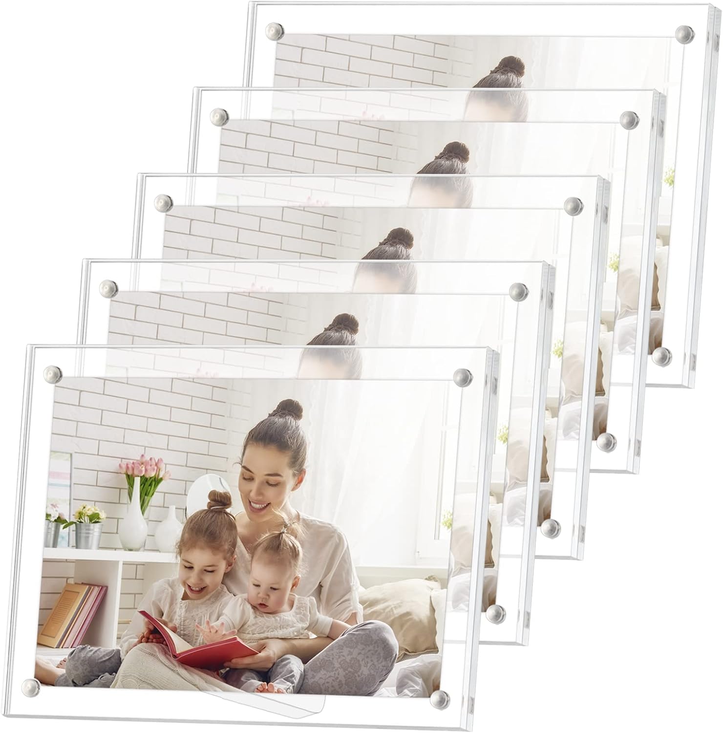 Amazon.com - LileZbox Acrylic Photo Frame,Clear Pictures Frame Desktop ...