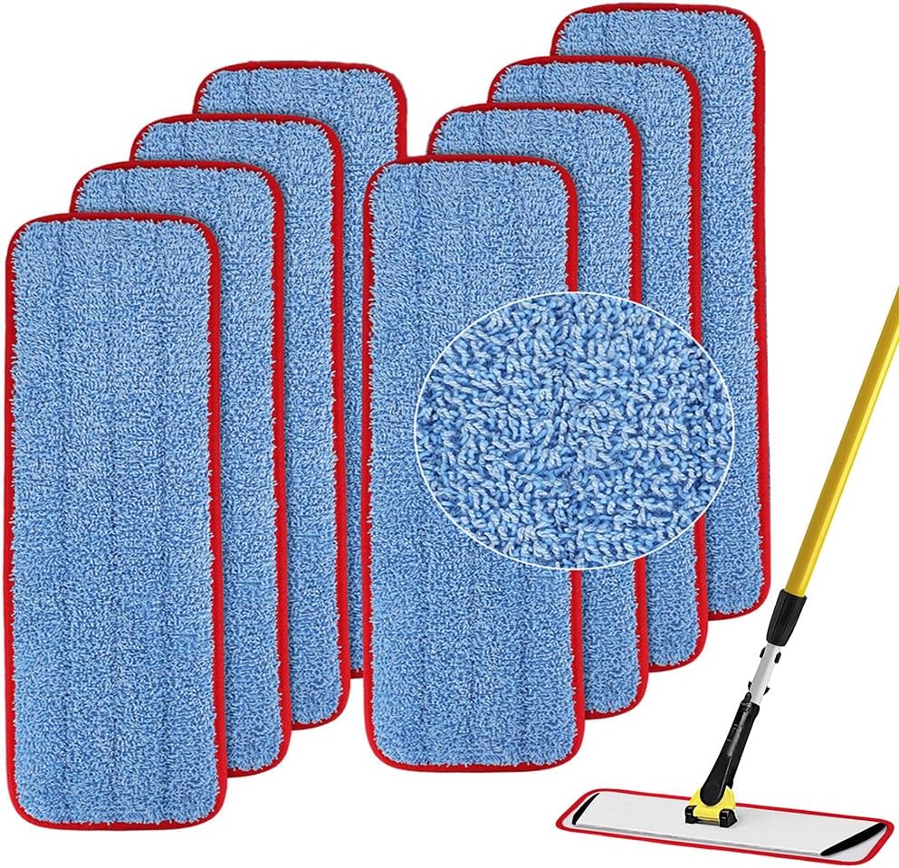Amazon.com: Microfiber Mop Pads for Rubbermaid Commercial 18 Inch Mop ...