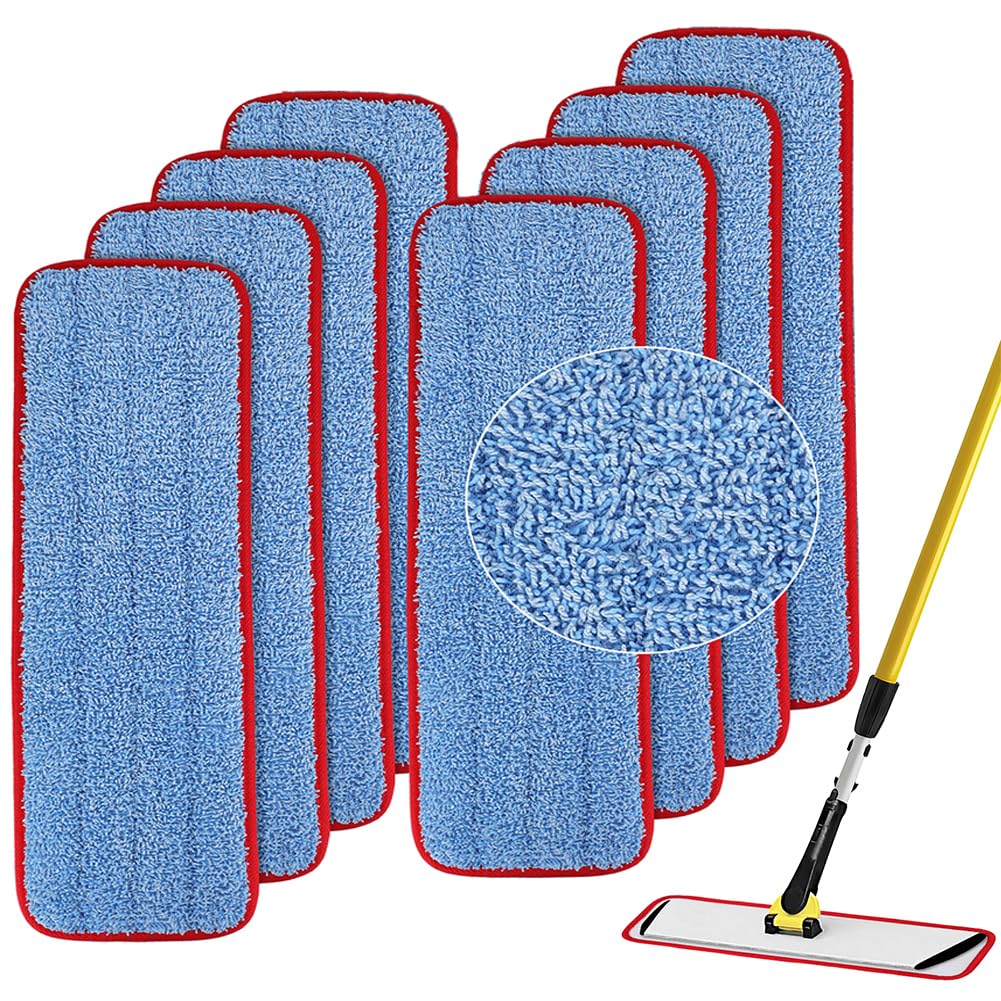 Amazon.com: Microfiber Mop Pads for Rubbermaid Commercial 18 Inch Mop ...