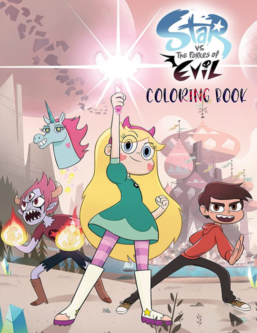 Buy Star vs the Forces of Evil coloring book: Over 61 Pages of High ...