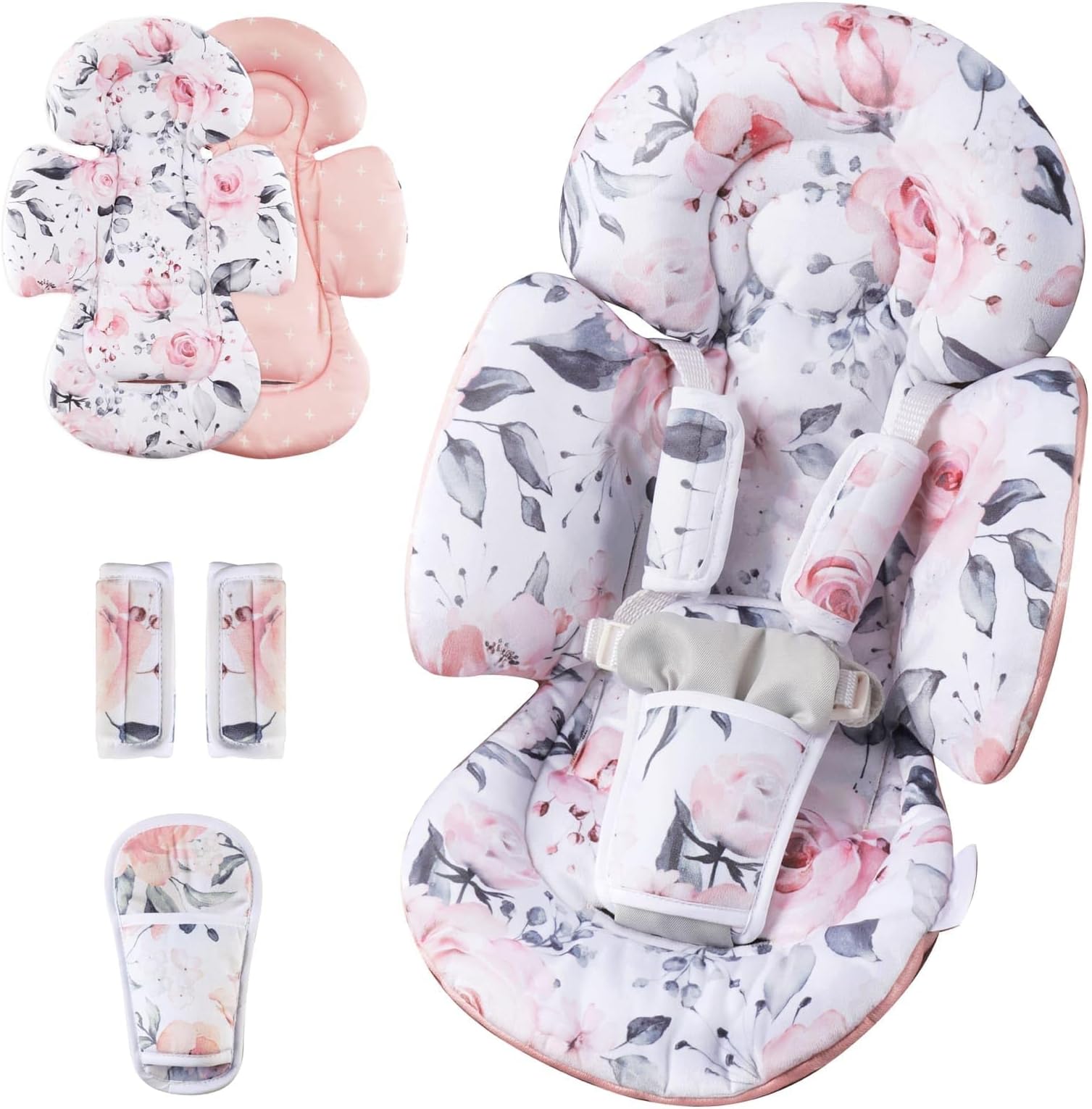 Amazon.com: Universal Baby Stroller Seat Liner Cotton Kids Pushchair ...