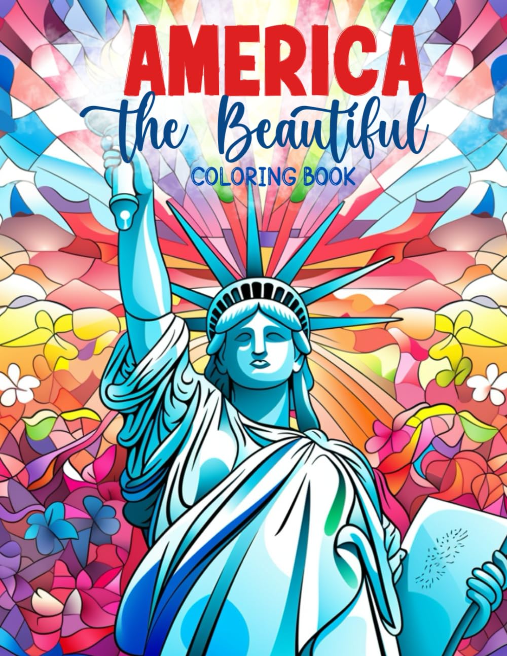 Amazon.com: America the Beautiful Coloring Book: A Patriotic Collection ...