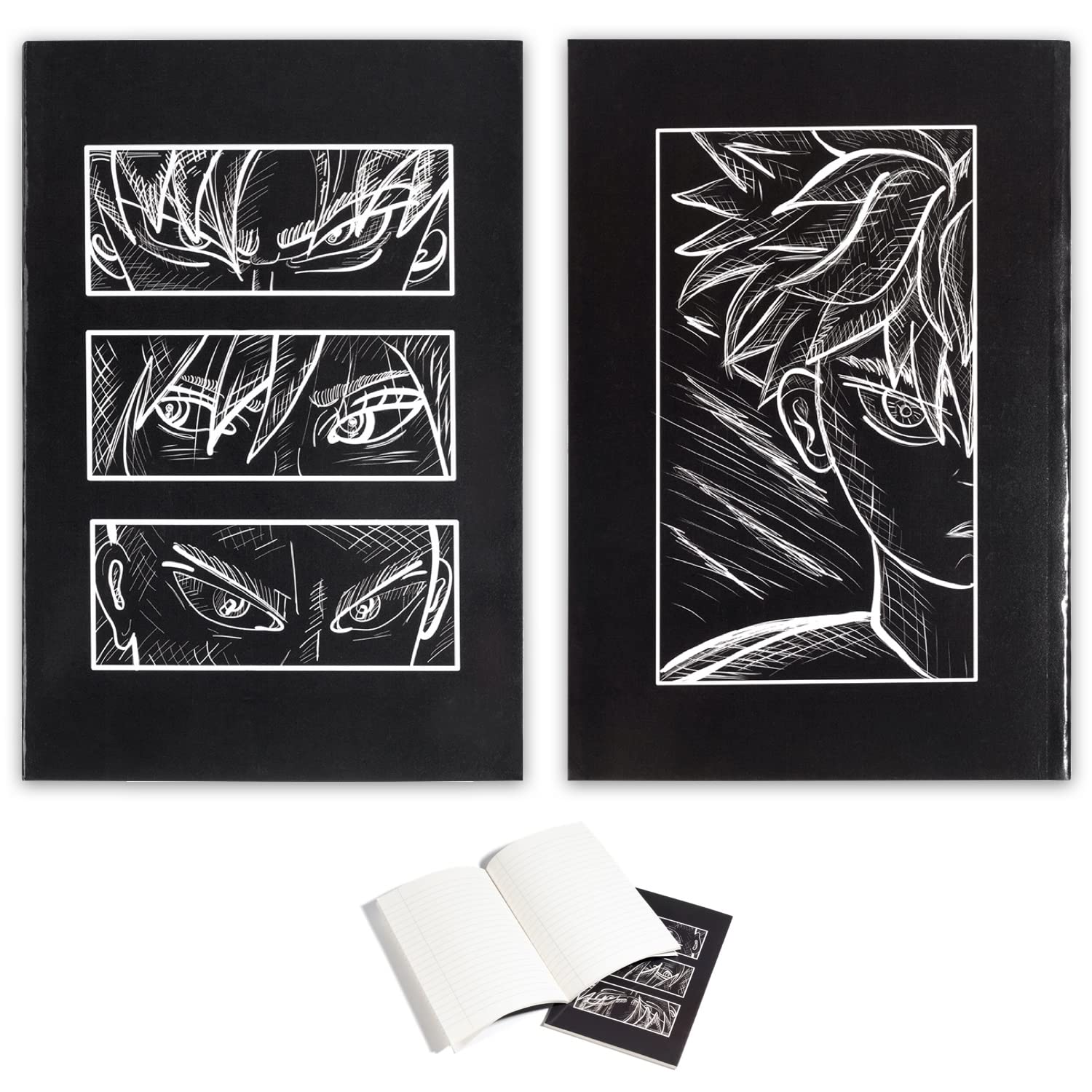 Glopastel Anime Eyes Notebooks | Japanese Manga Cool Ninja Stationary ...