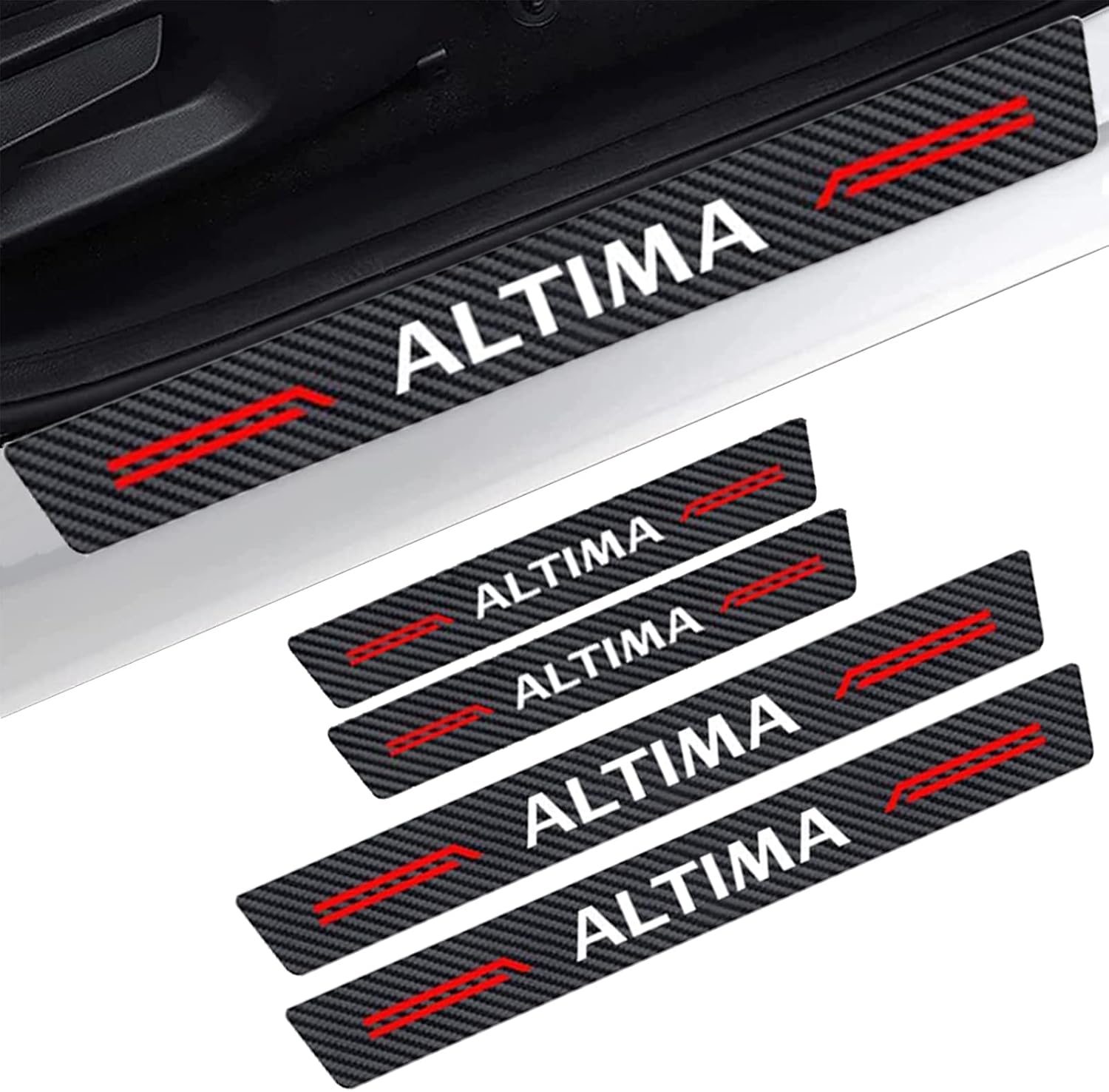 Amazon.com: 4Pcs Car Door Sill Protector for Nissan Altima, Car Door ...