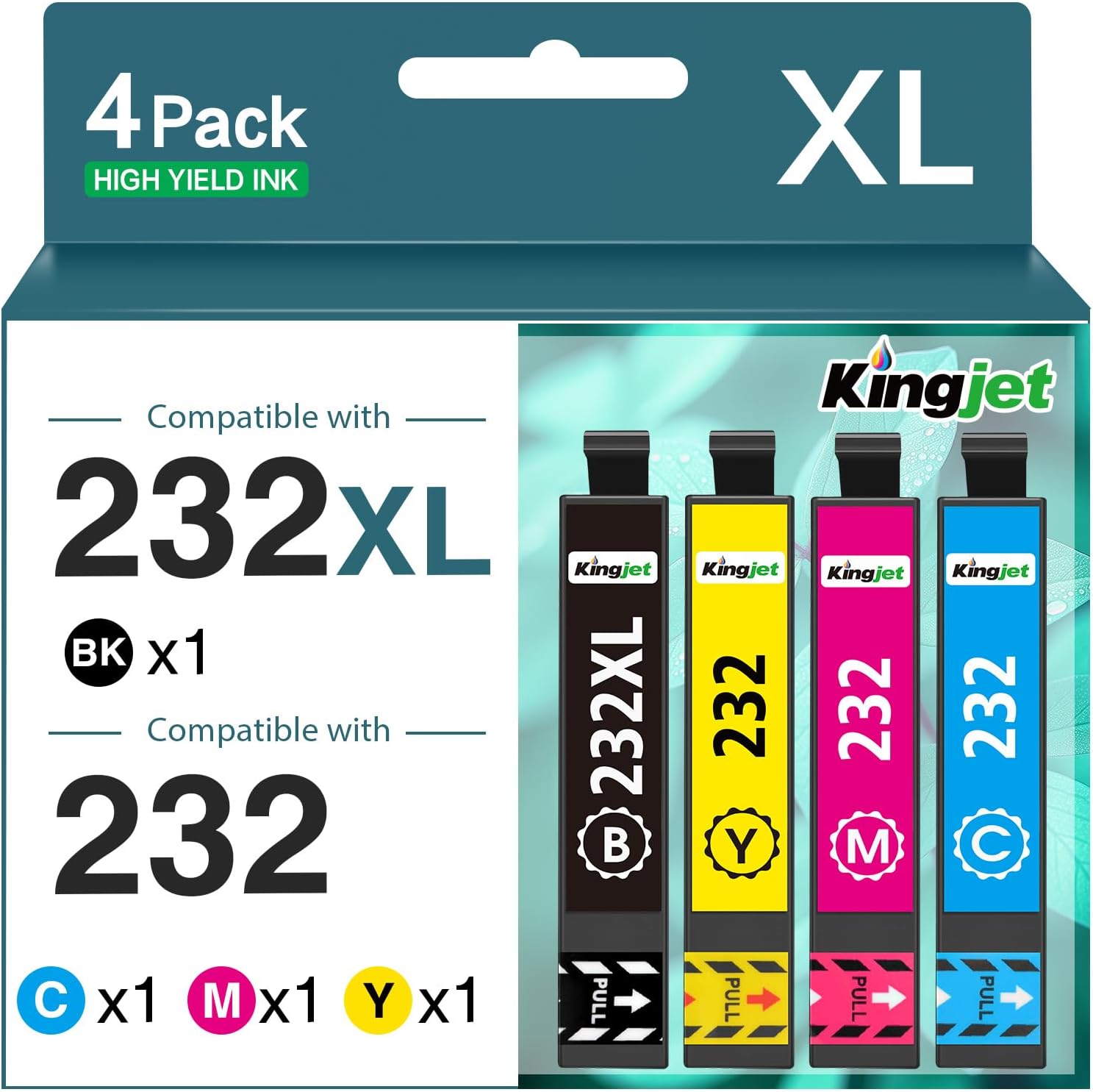 Amazon.com: Kingjet 232XL Ink Cartridges Combo Pack Repalcement for XP ...