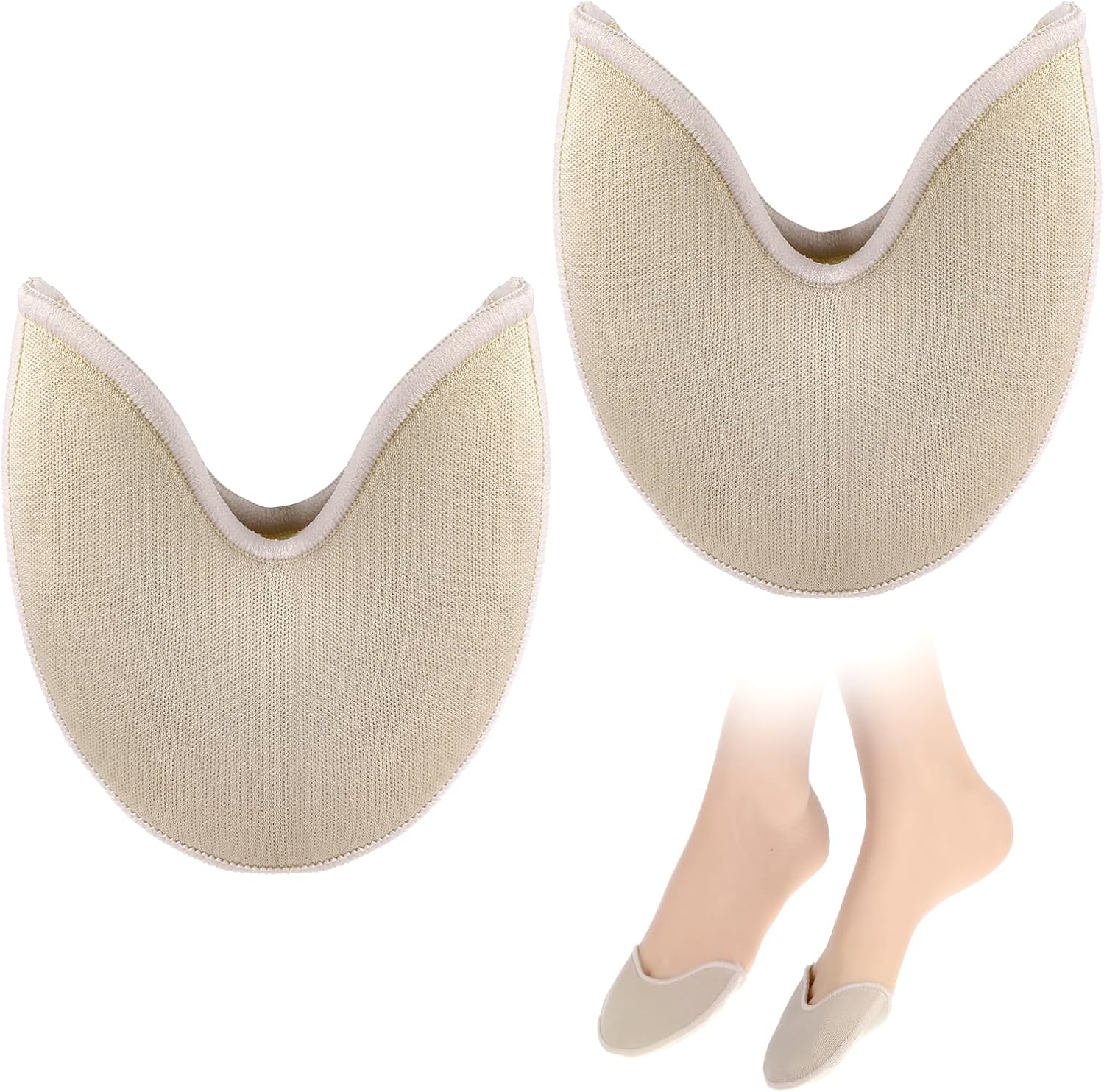 Amazon.com: Sibba Toe Pouches Pads 2 Pcs Ballet Dance Pointe Pads Shoe ...
