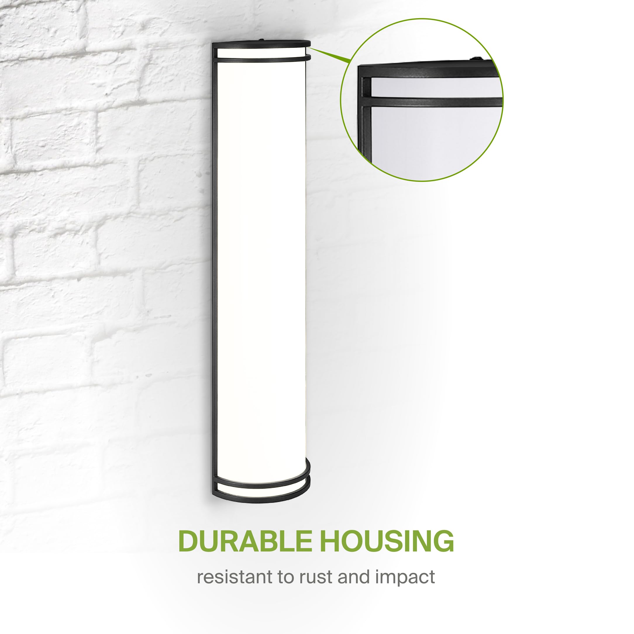 Snapklik.com : ASD 36 Inch LED Outdoor Wall Mount Light Fixture - Matte ...