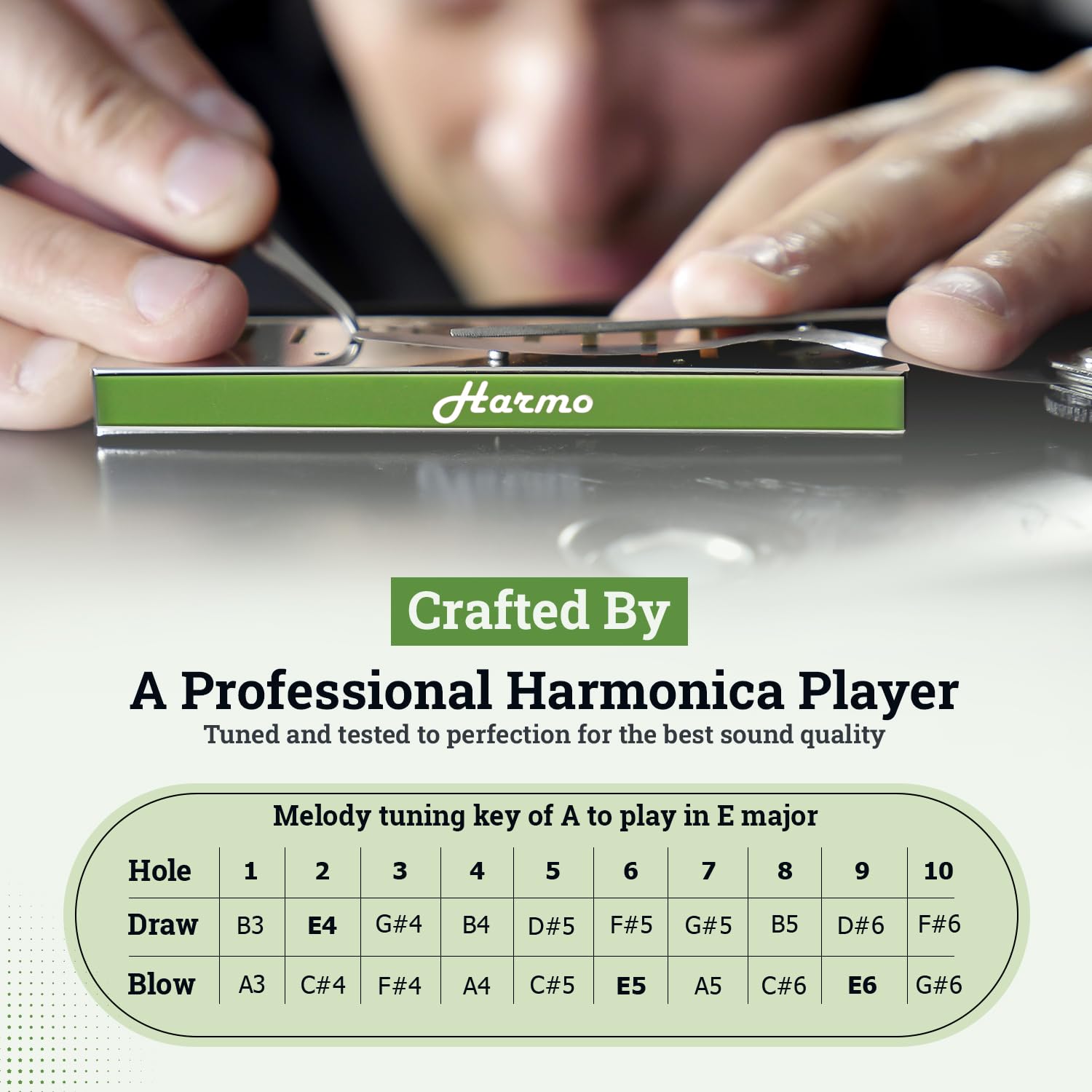 Snapklik.com : Polar Diatonic Melody Tuned Harmo Harmonica Key Of A ...