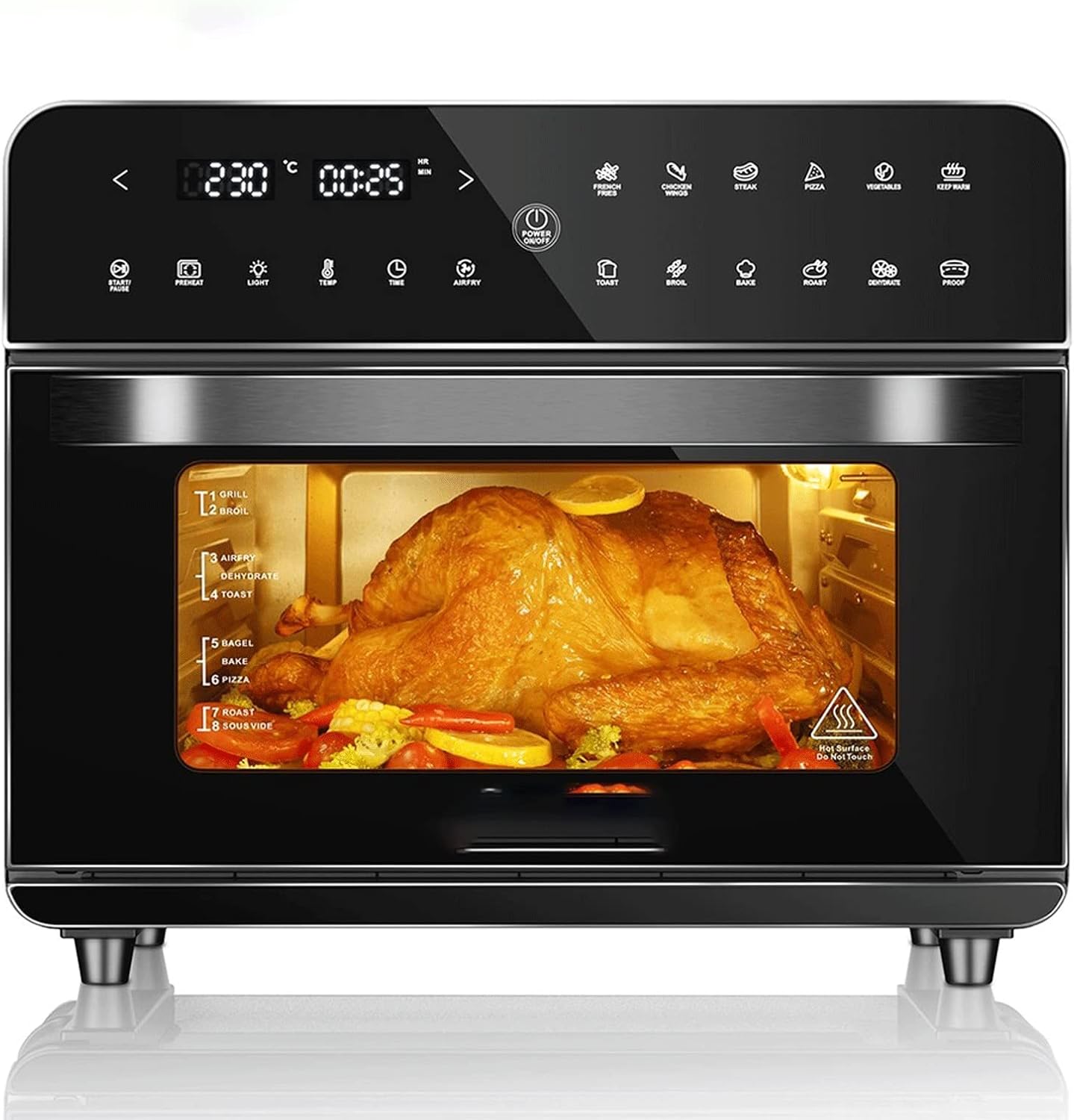 Amazon.com: TEAKEA Microwave Ovens Smart Air Fryer Oven Toaster ...