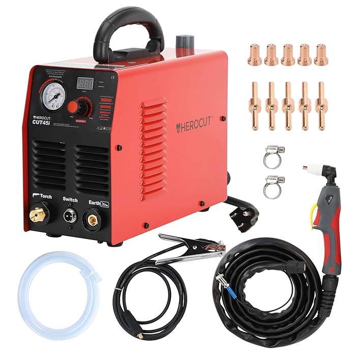 Buy Herocut Plasma Cutter, 45Amp Plasma Cutting Machine, HF 50/60Hz ...