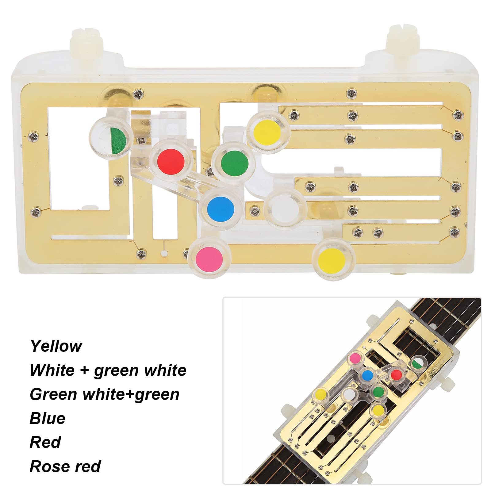 Snapklik.com : Guitar Trainer, ABS Metal Guitar Practice Tool Chord ...